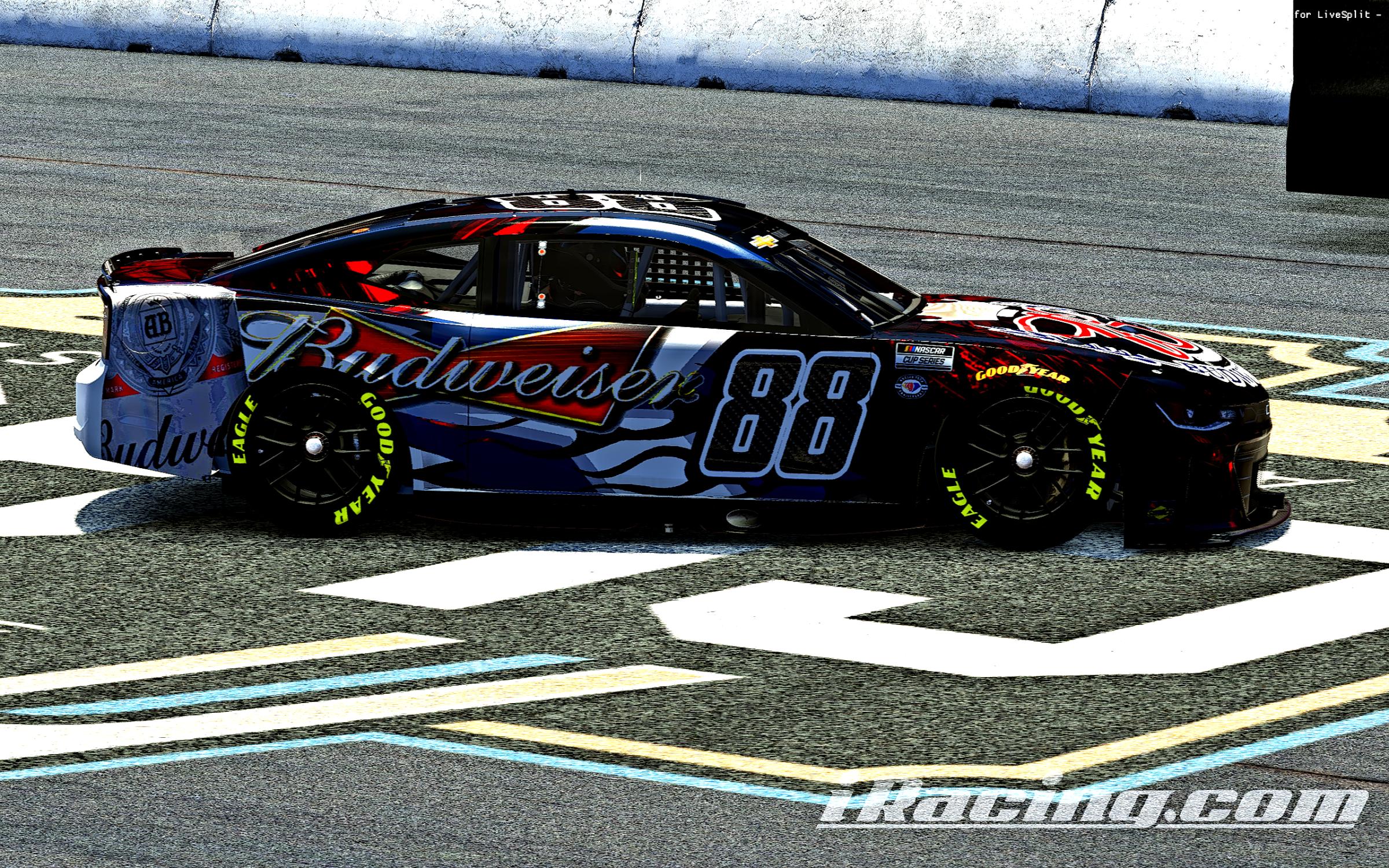 Fictional Dale Jr Budweiser Custom #88 by Jeff Slaughter - Trading Paints
