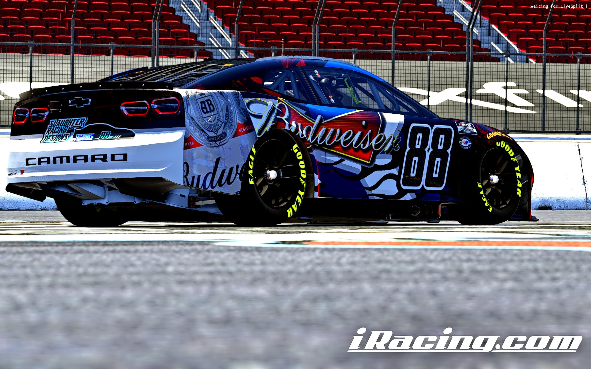 Fictional Dale Jr Budweiser Custom #88 by Jeff Slaughter - Trading Paints