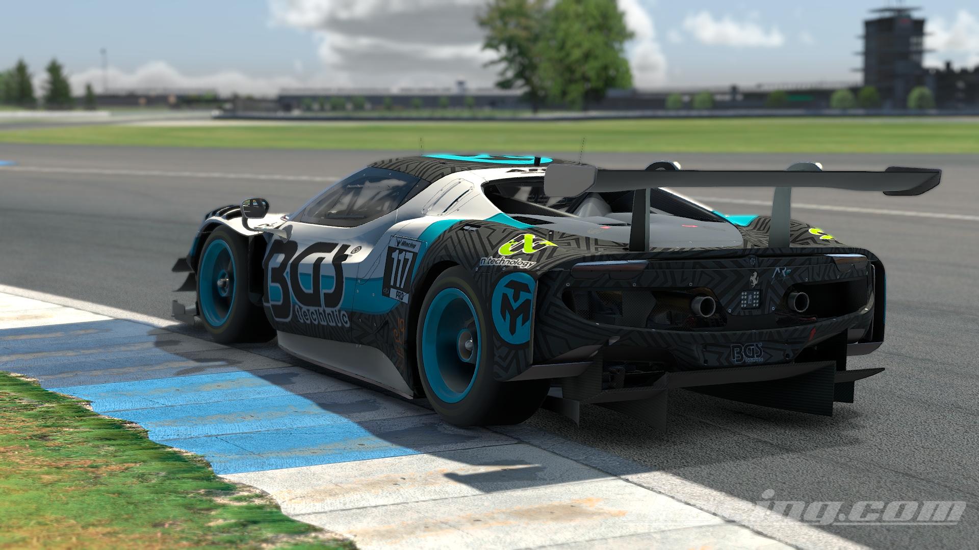 Ferrari GT3 TM SILVER by Arturo Romero - Trading Paints