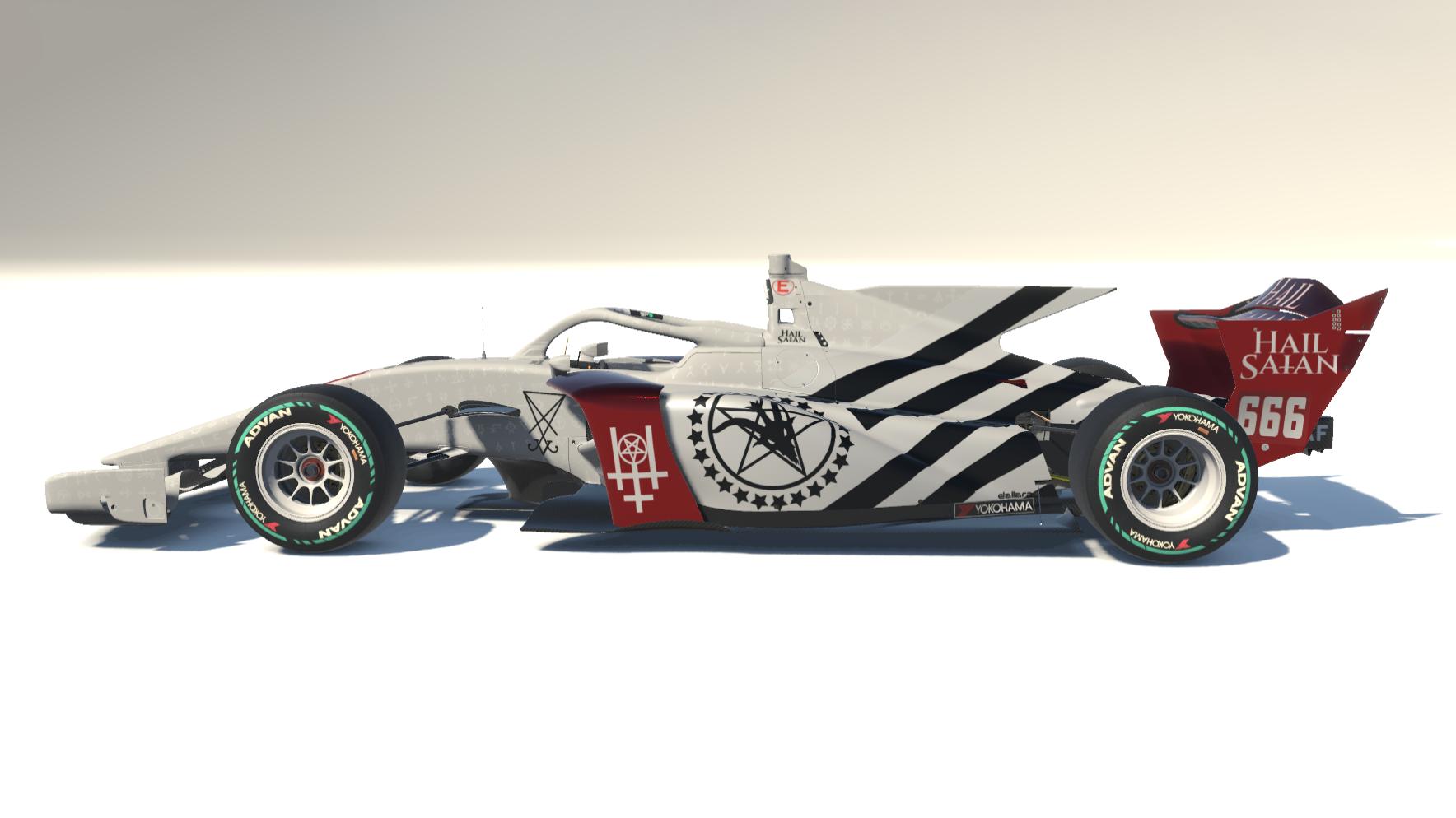 "HAIL SAtAN" WD Super Formula SF23 by Carson C. - Trading Paints