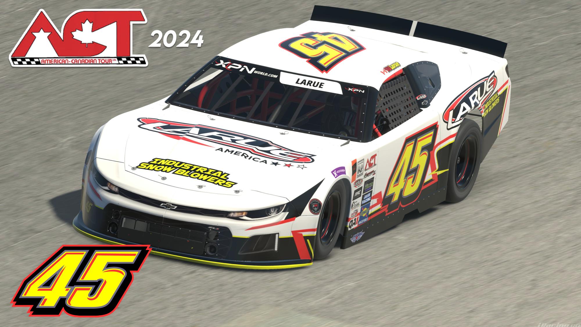 2024 Will Larue ACT Late Model Camaro by Matthew Breuer - Trading Paints