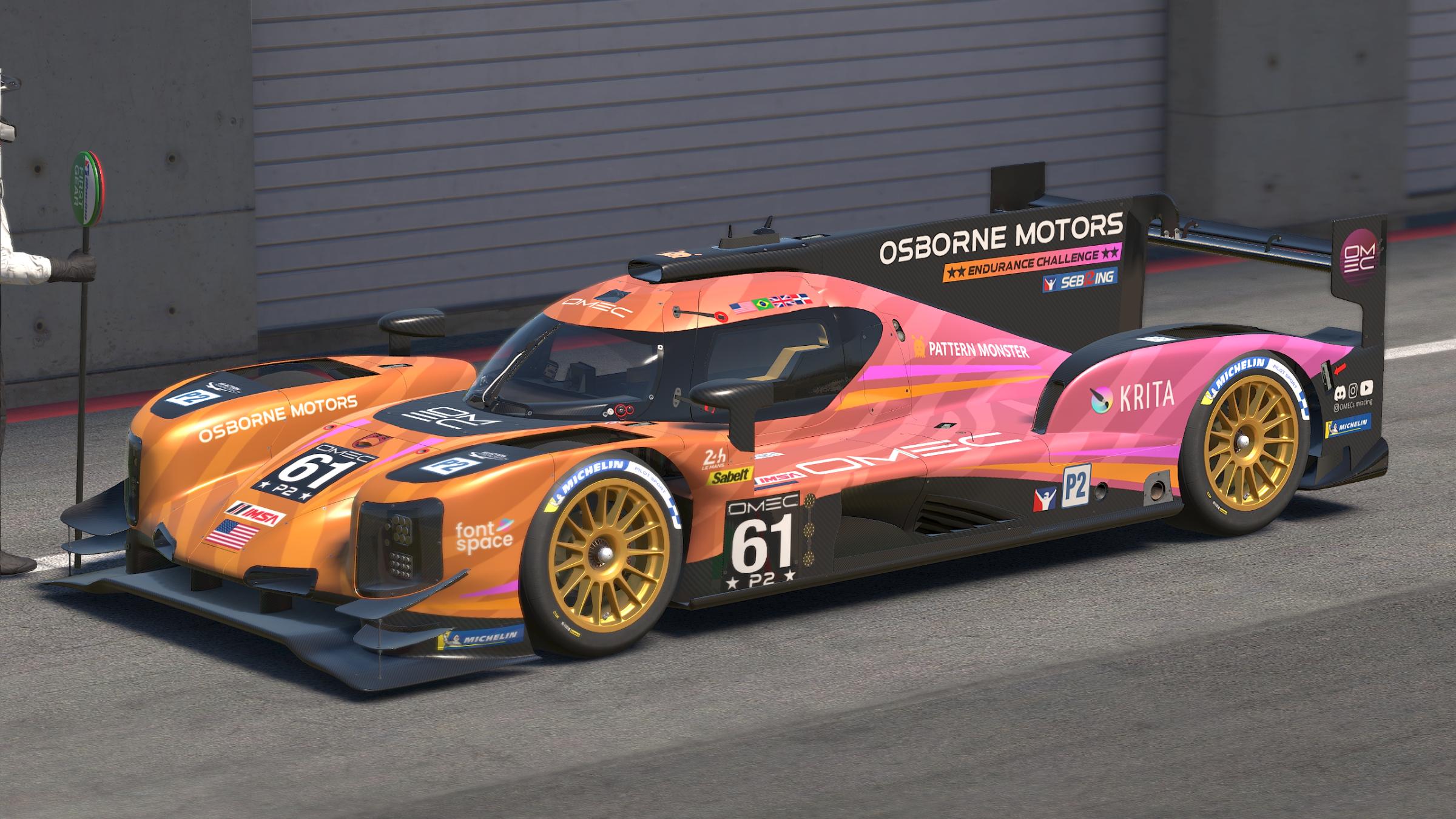 OMEC Dallara P217 "Monster2" v1.2 by Patrick Cantrell - Trading Paints