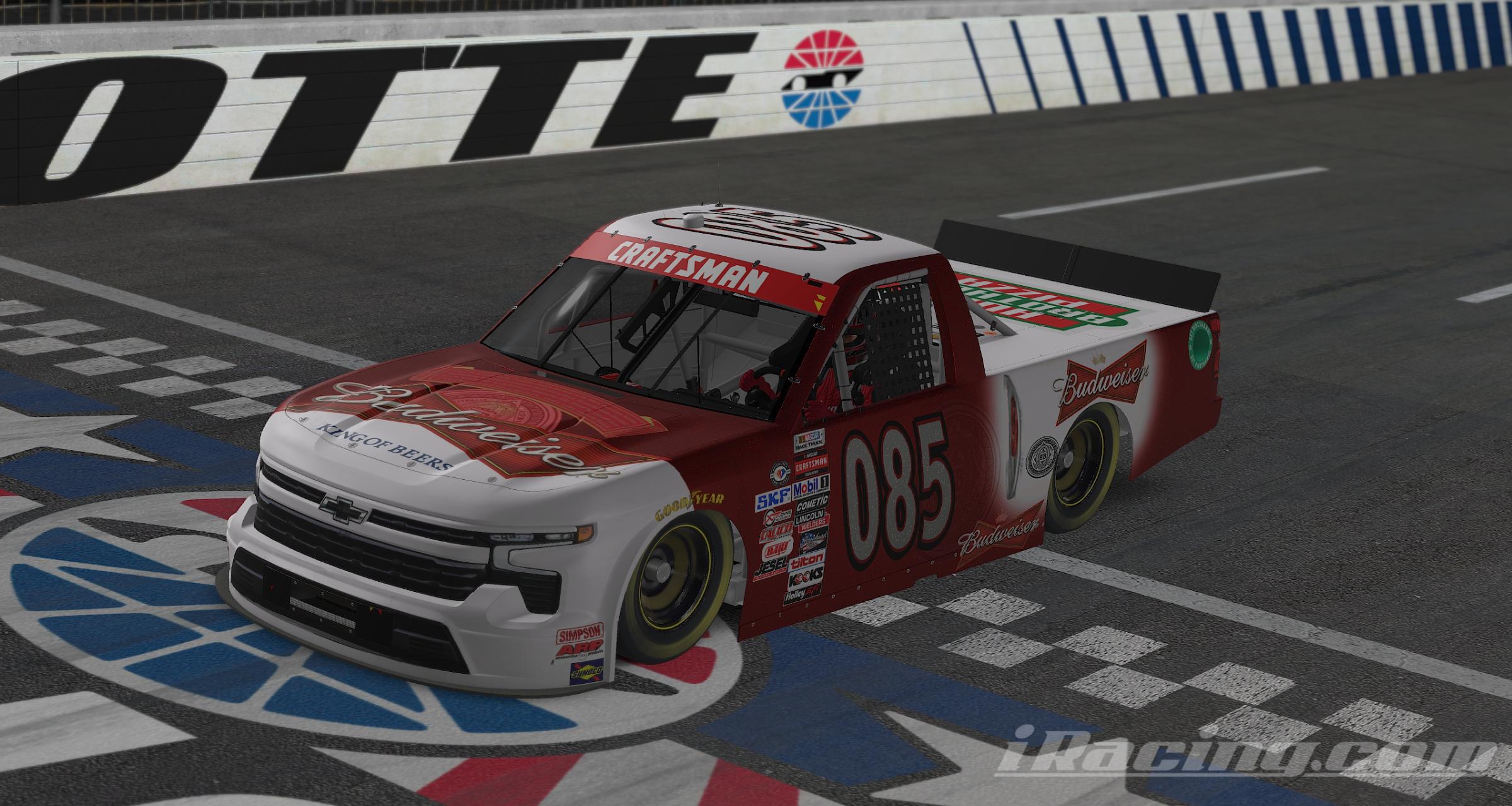 Budweiser SIlverado by Greg Dobson - Trading Paints