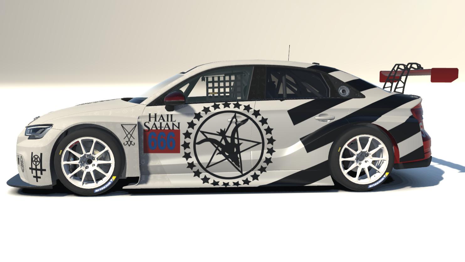 "HAIL SAtAN" WD Audi RS 3 LMS TCR by Carson C. - Trading Paints