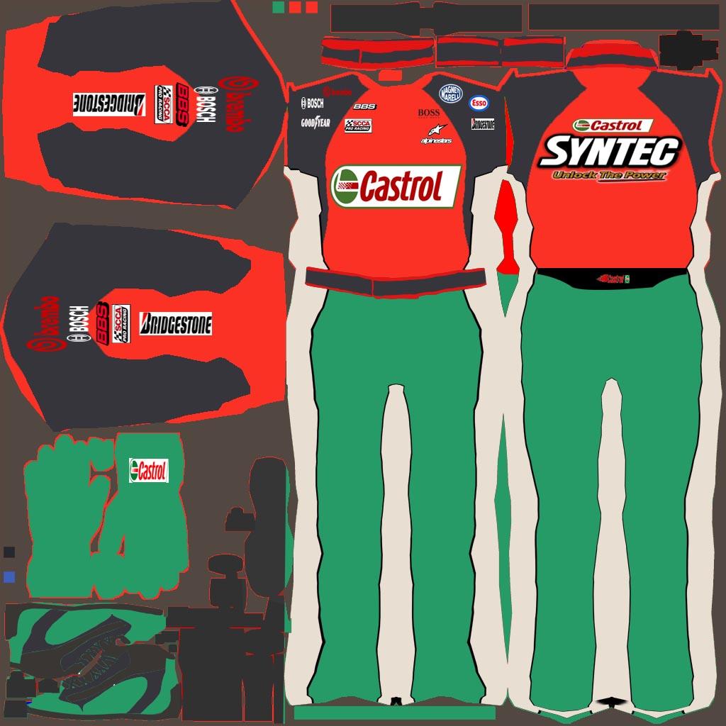 castrol Driver Suit by Dale B. - Trading Paints
