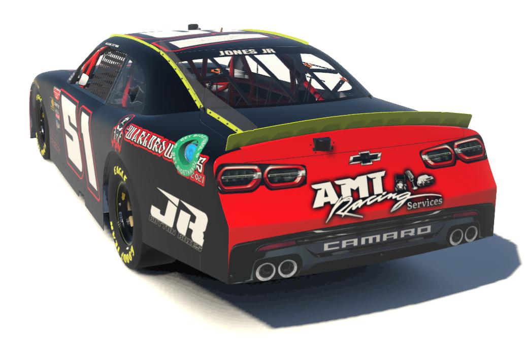 Eddie Jones #51 Talledega Throwback by Eddie Jones Jr - Trading Paints