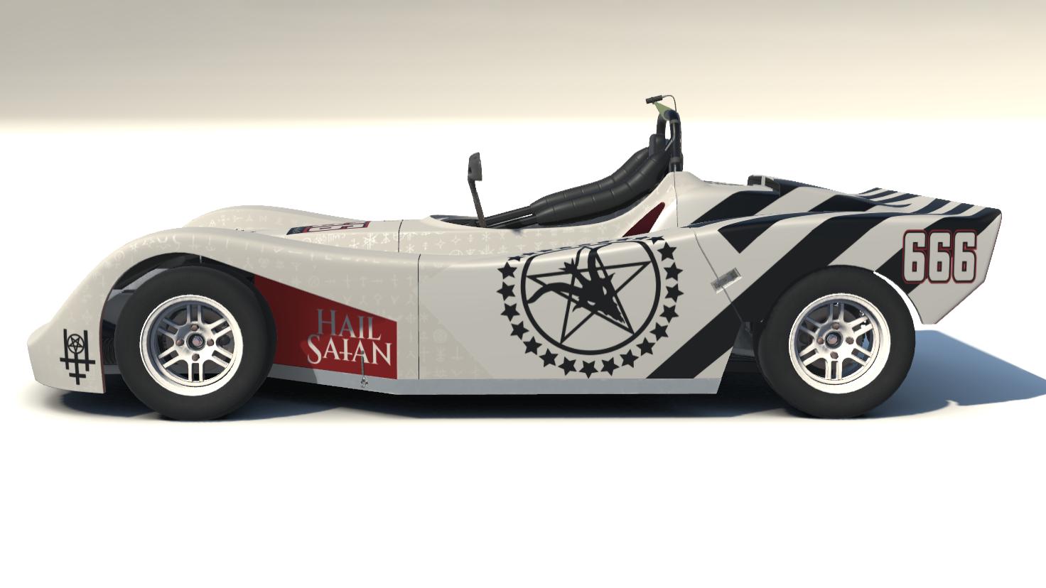 "HAIL SAtAN" WD SCCA Spec Racer Ford by Carson C. - Trading Paints