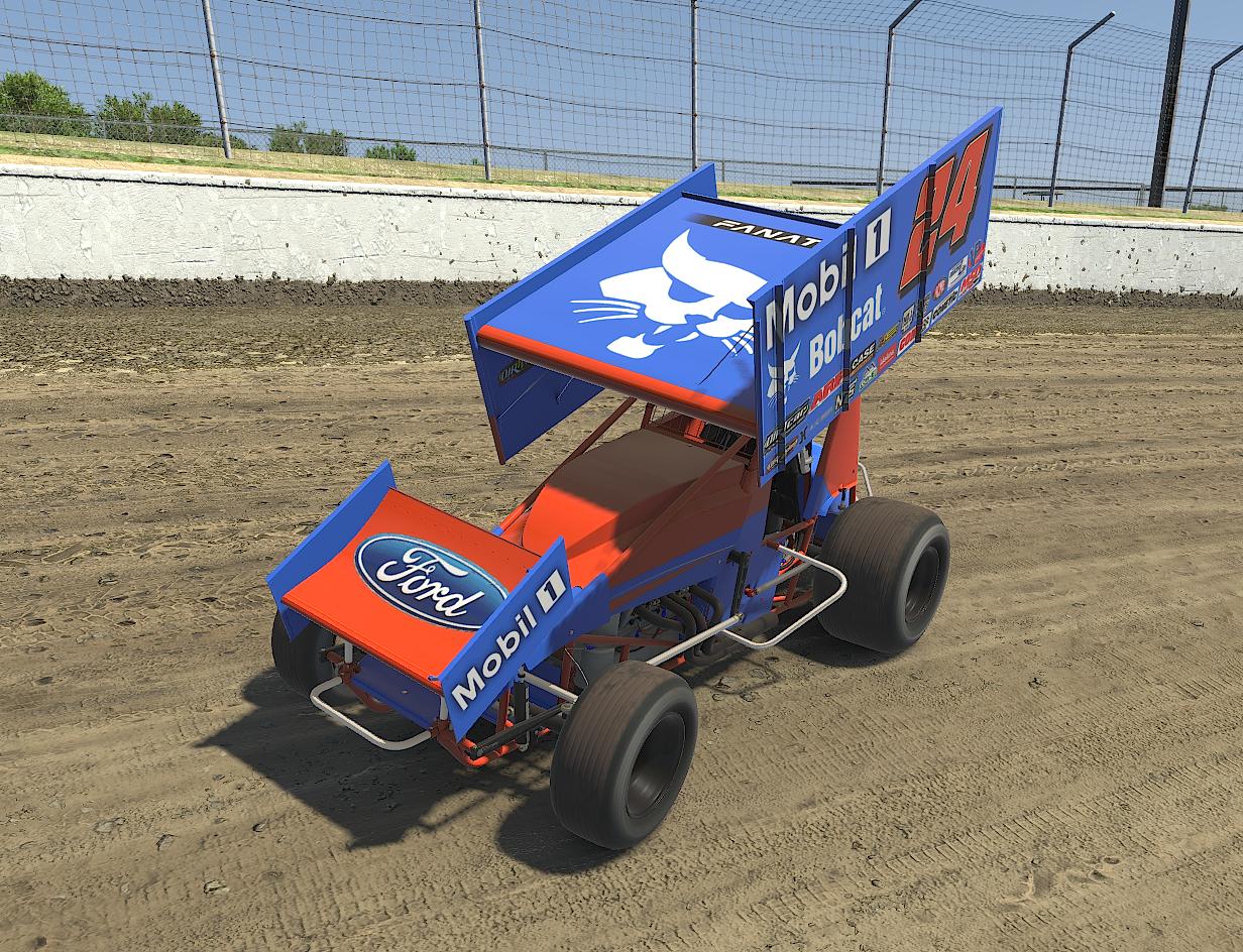 Bobcat Mobil 1 Winged Sprint Car by Chance Campbell - Trading Paints