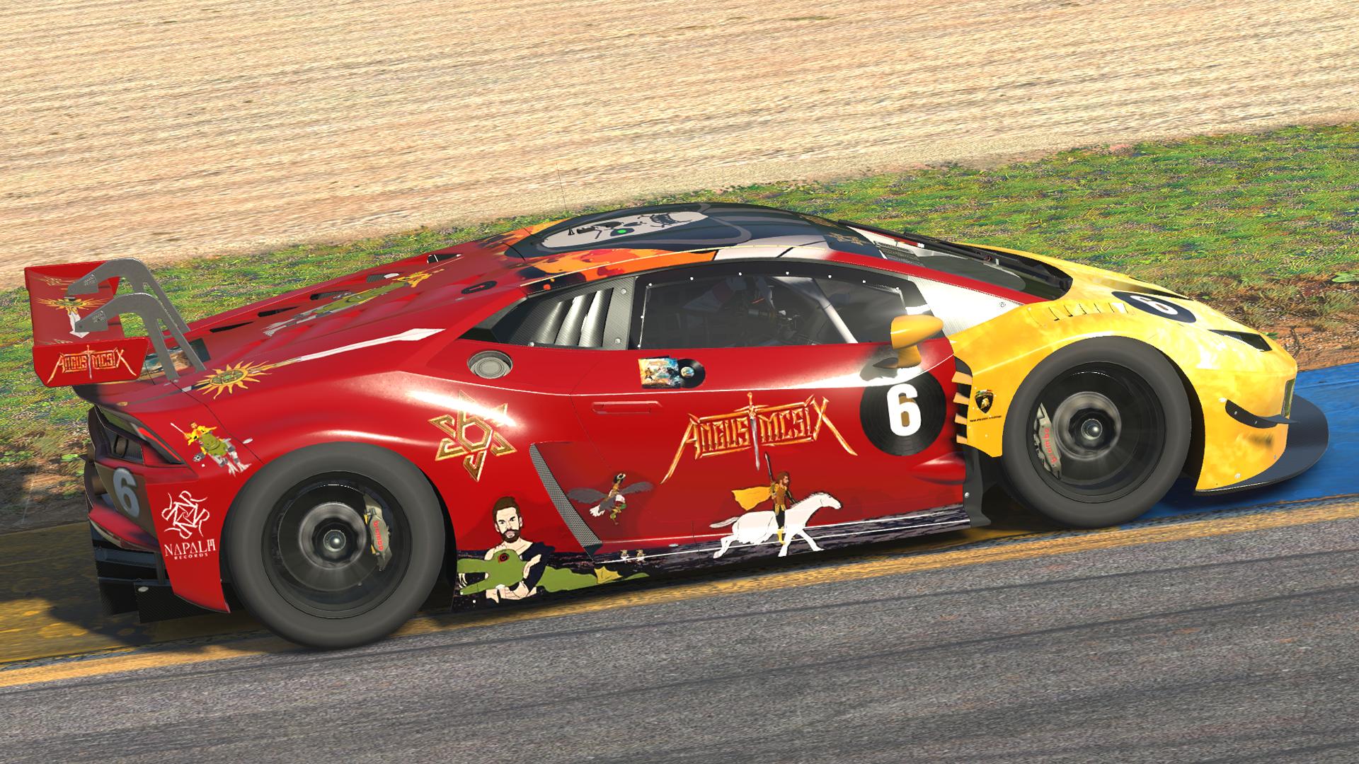 Angus McSix Lamborghini Huracan GT3 EVO by Jasper De Jong - Trading Paints