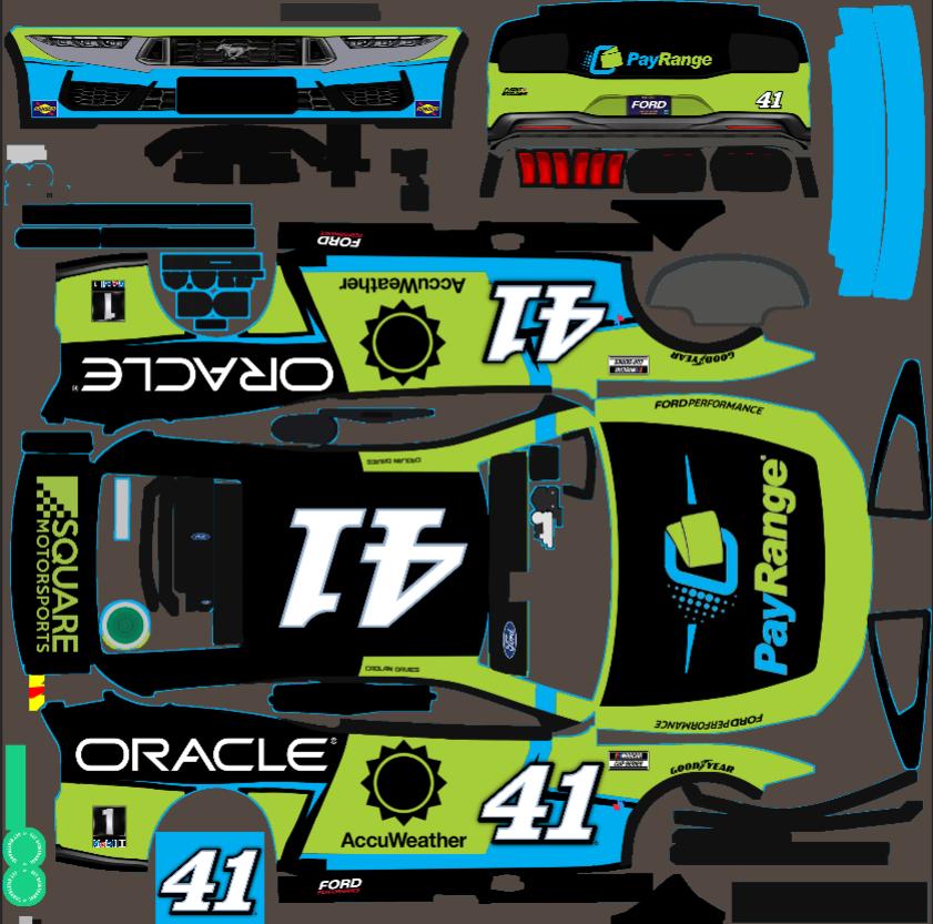 PayRange Next Gen Mustang Custom #41 NIGHT by Caolan D. - Trading Paints