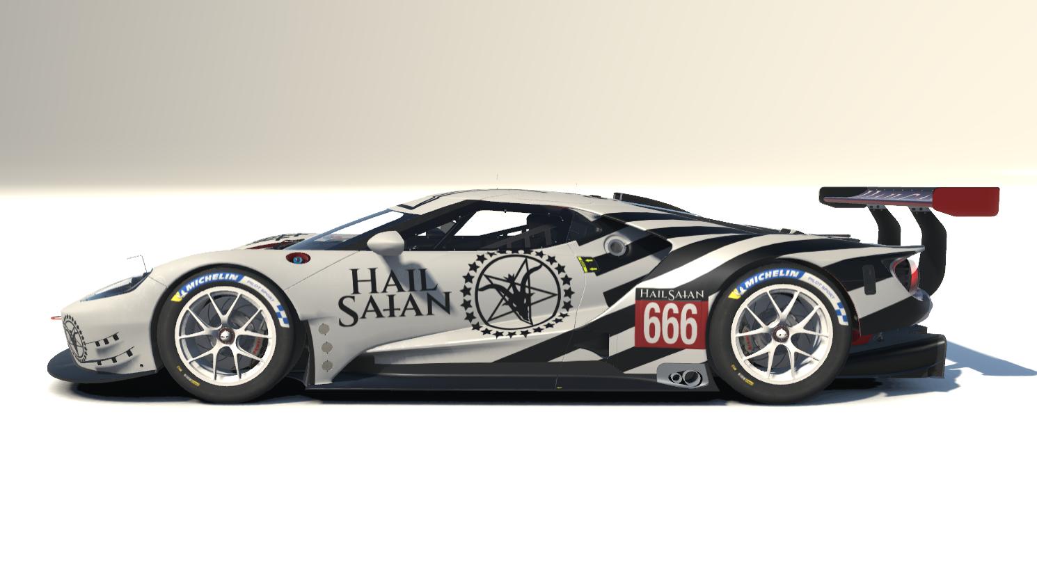 "HAIL SAtAN" WD Ford GTE by Carson C. - Trading Paints