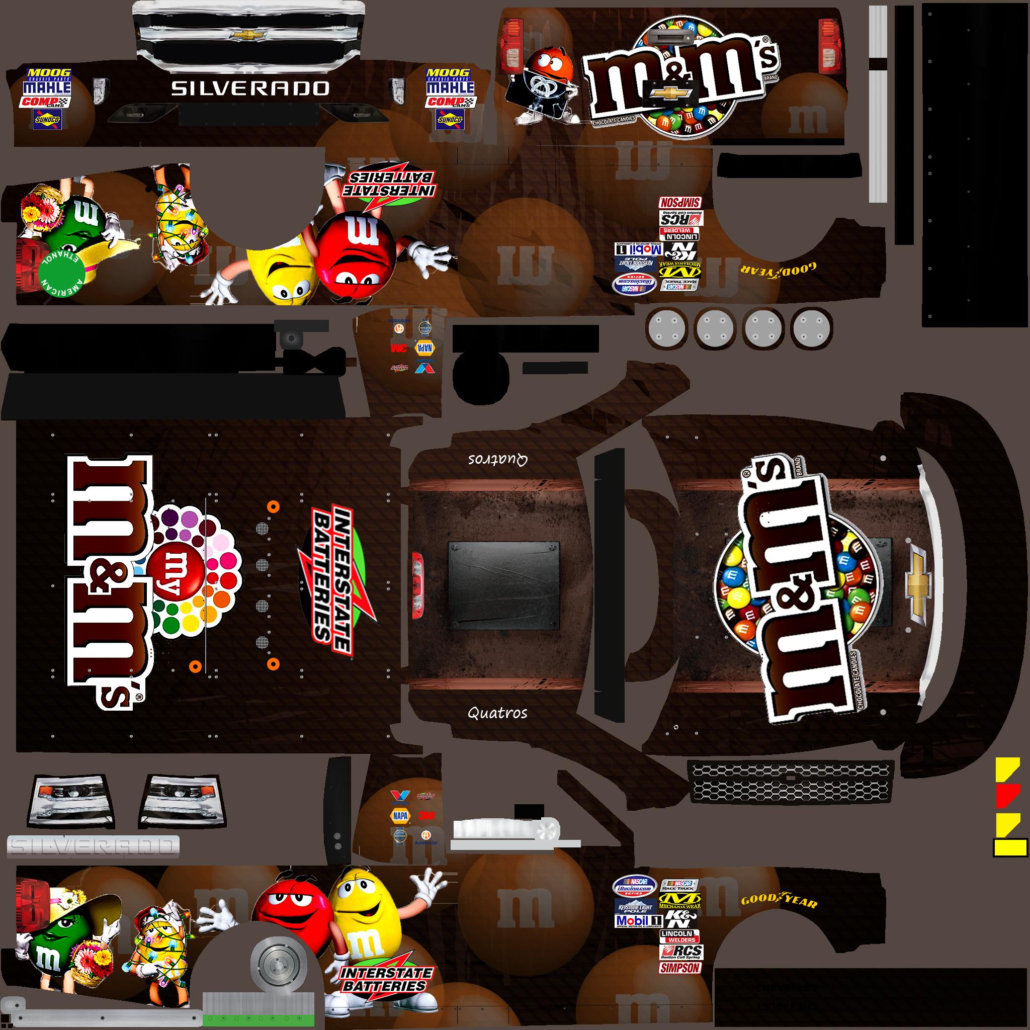 M&M Chevy Silverado Truck 2015 Custom Paint Scheme by Jose M. - Trading ...