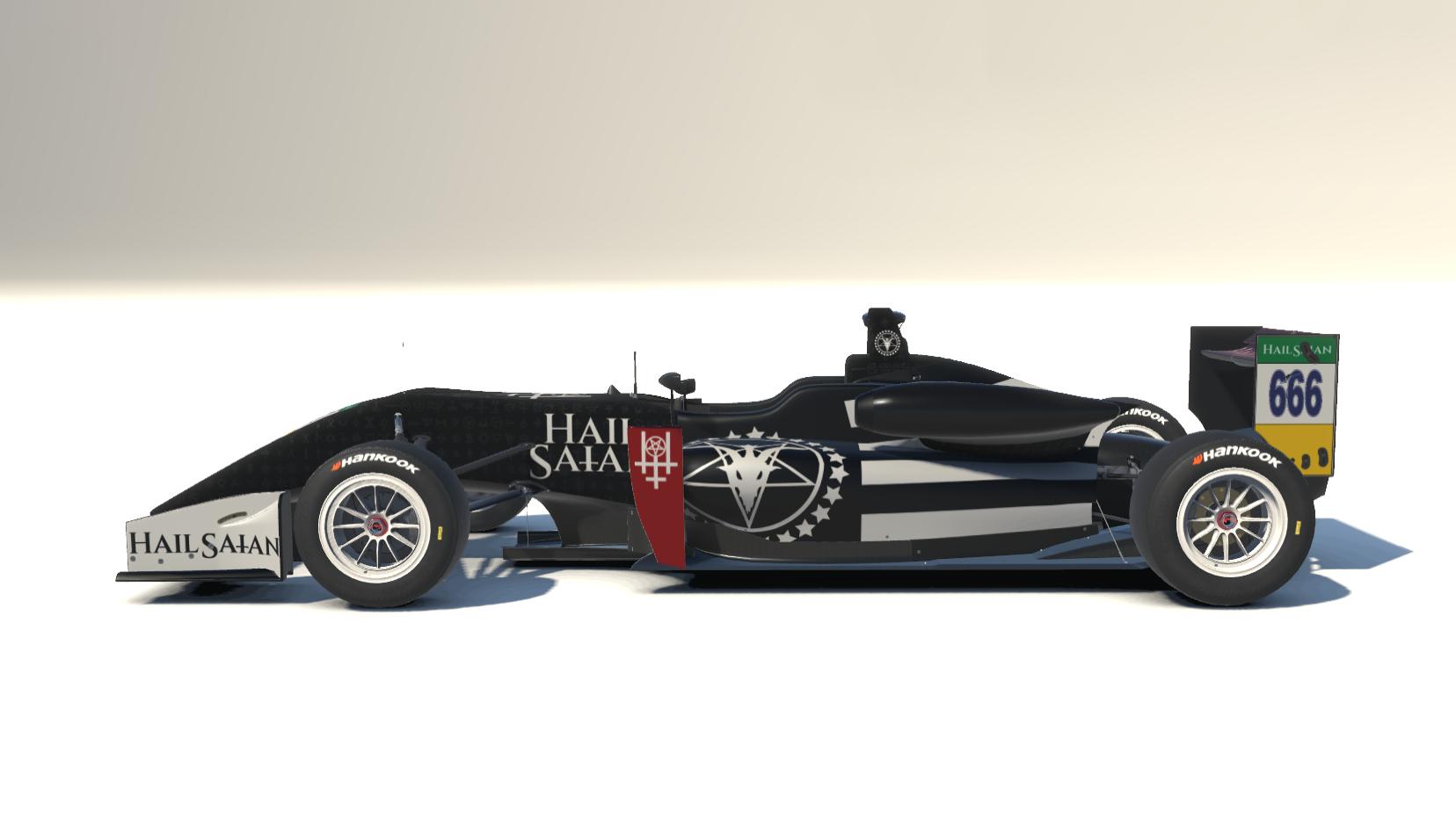 "HAIL SAtAN" Dallara F3 by Carson C. - Trading Paints