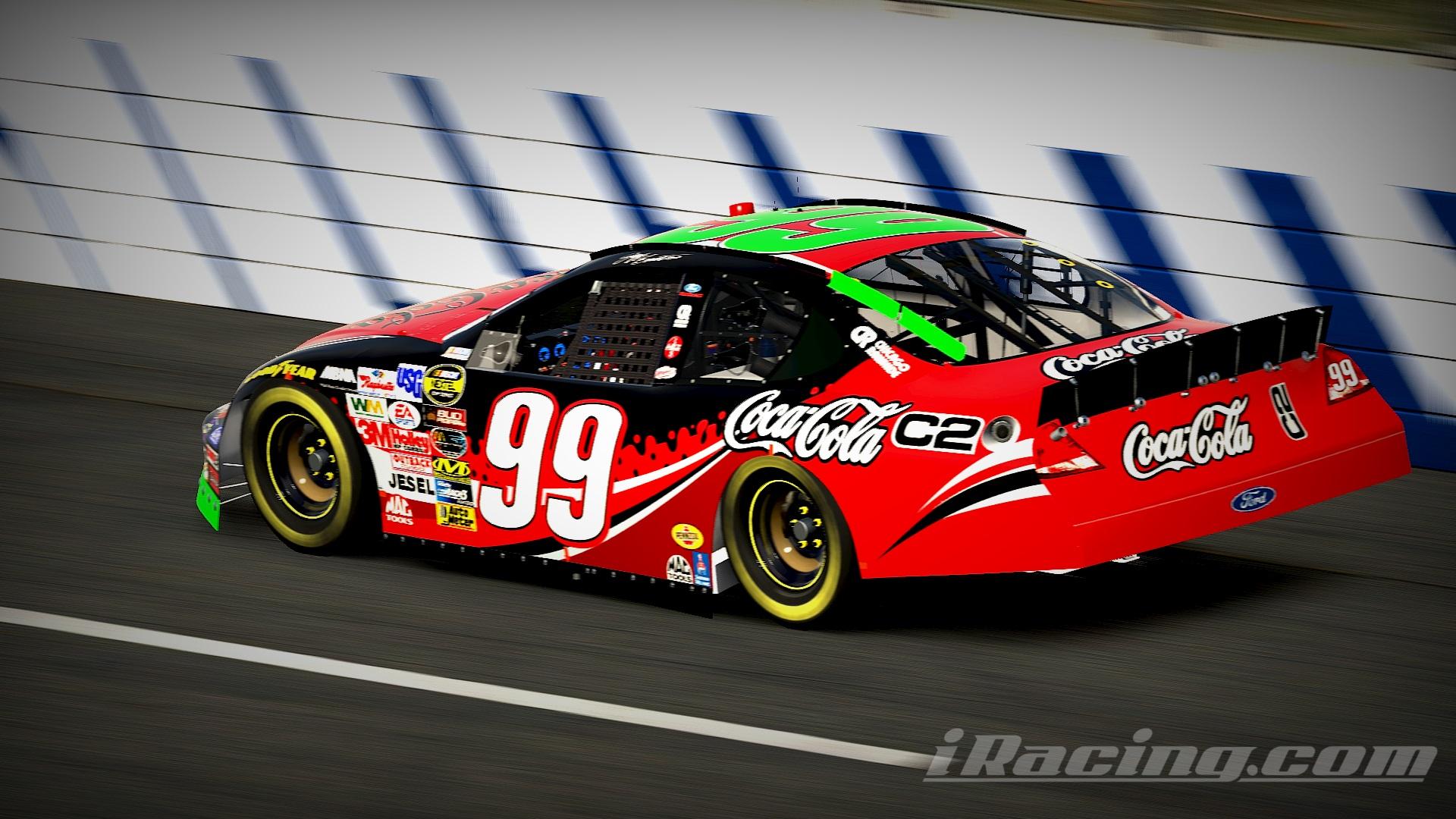 #99 Jeff Burton 2004 Coca Cola C2 Ford Taurus Sim Stamped Number by ...