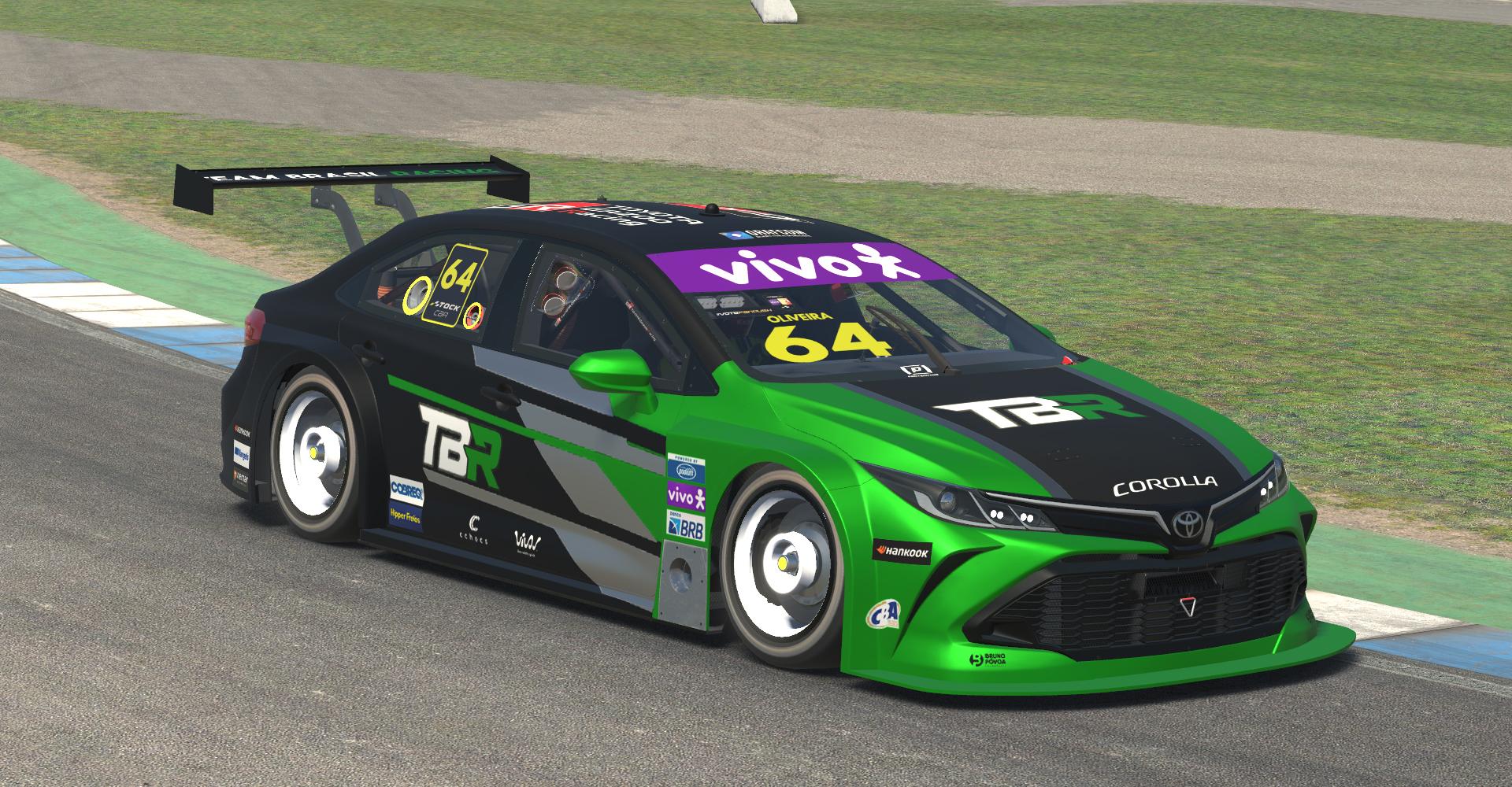 TBR Stock Car Toyota Corolla 2024 by Felipe G Oliveira - Trading Paints