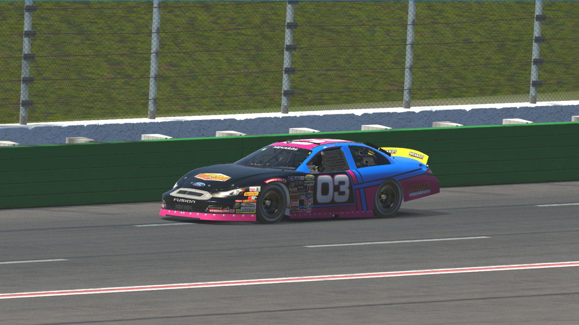 2024 ARCA Menards Alex Clubb #03 by Zach Carr - Trading Paints