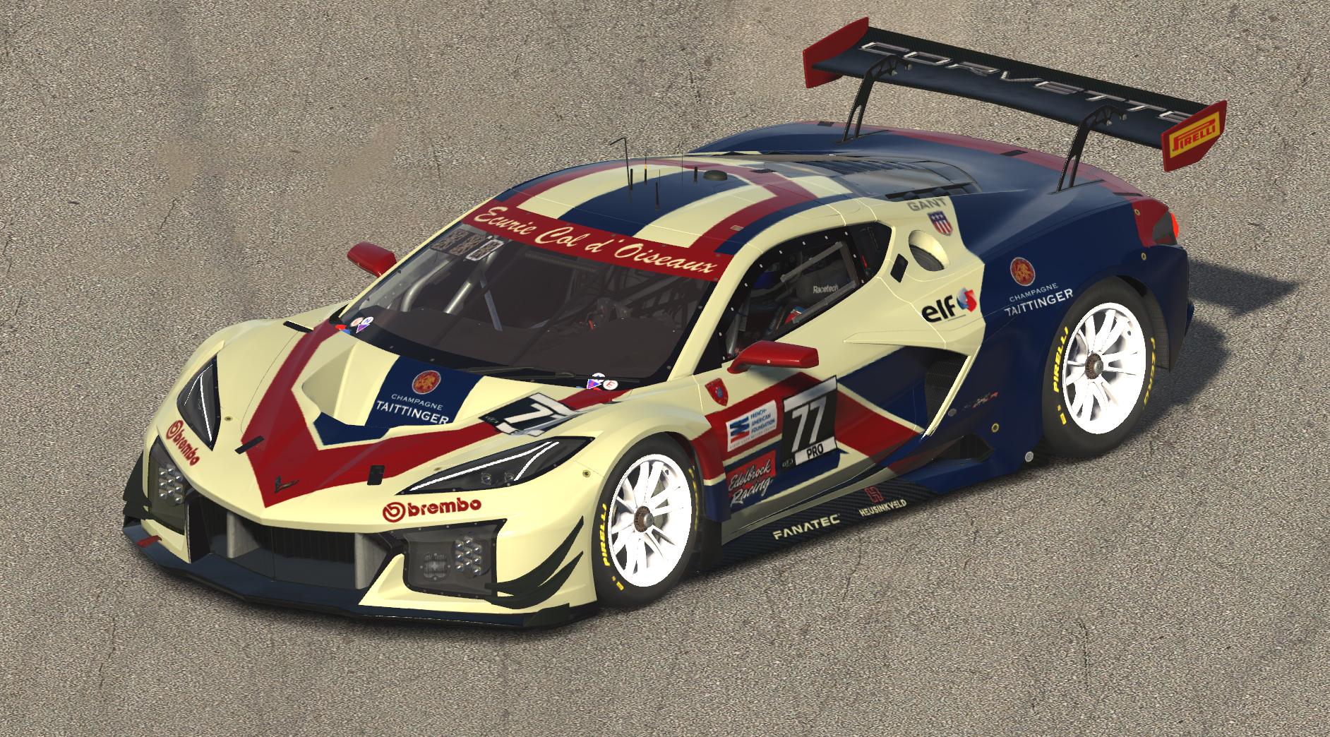 Ecurie Col d Oiseaux Corvette Z06 GT3R by Mike Riedner - Trading Paints