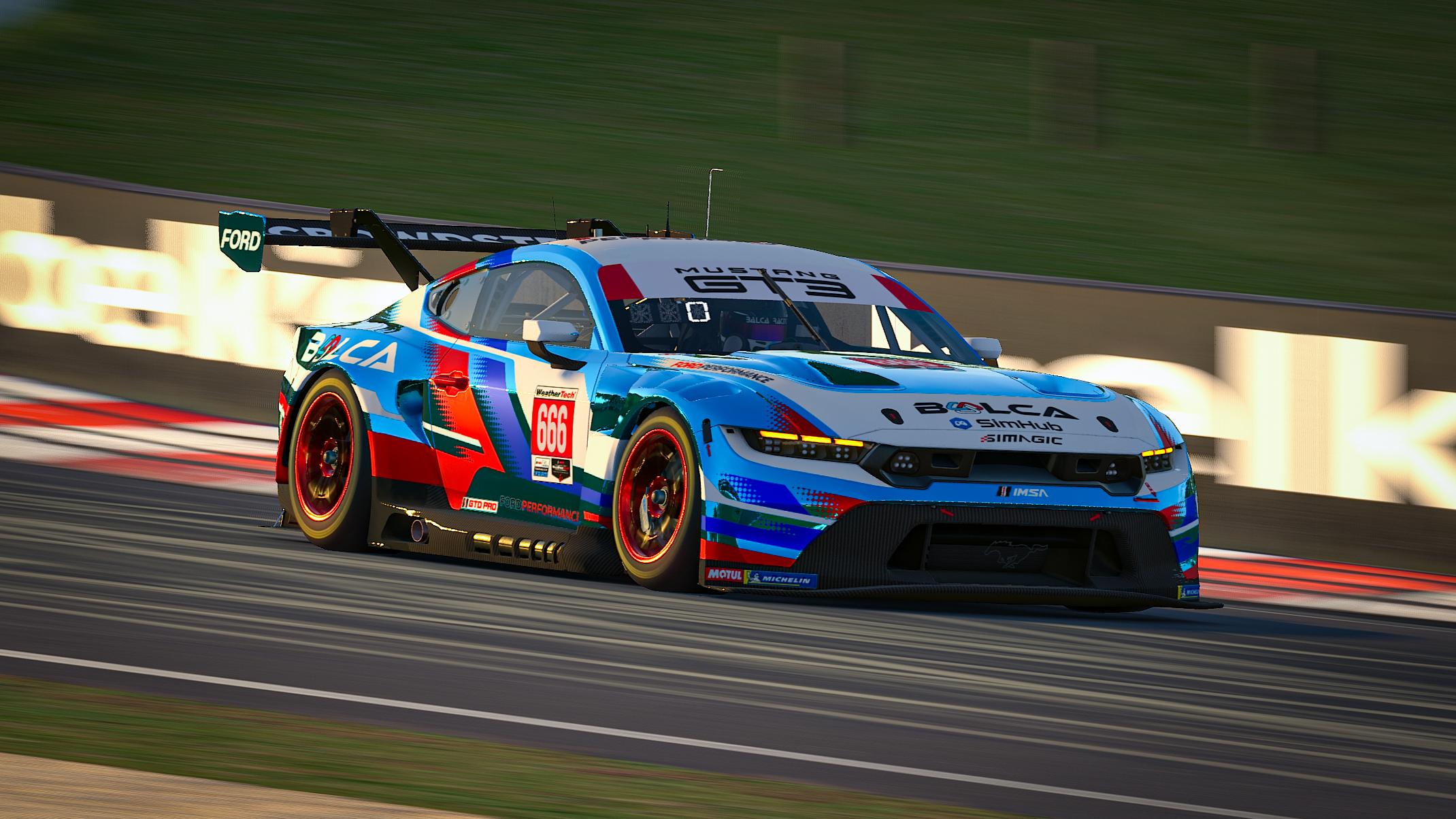 BALCA Racing Ford Mustang GT3 IMSA by Lewis Bull-Clarke - Trading Paints