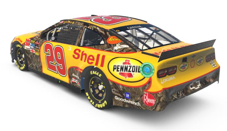 2008 Richard Childress Racing Shell Pennzoil Camo Chevrolet Camaro ZL1 ...