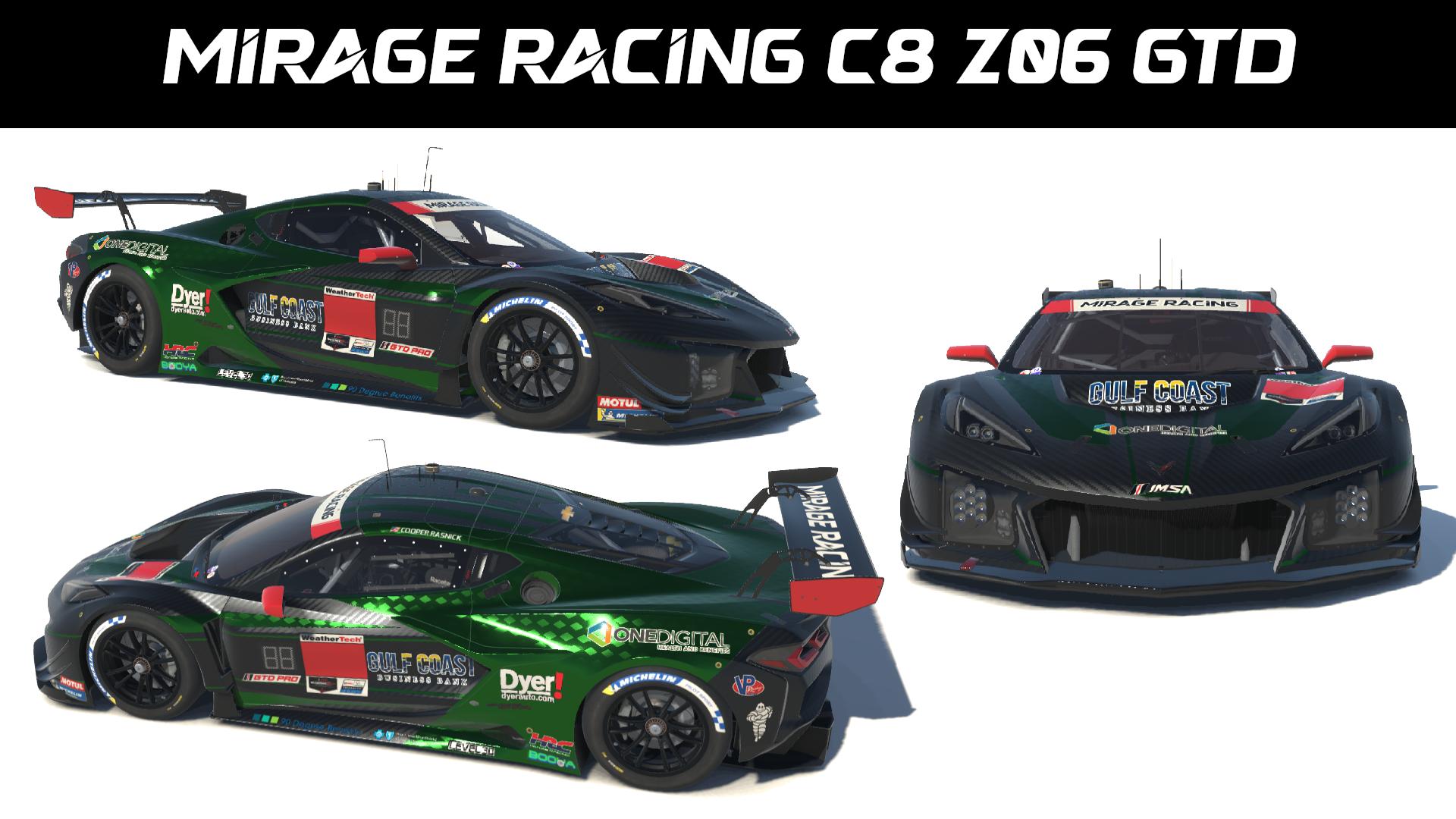 Mirage Racing Z06 GTD PRO IMSA by Cooper Rasnick - Trading Paints