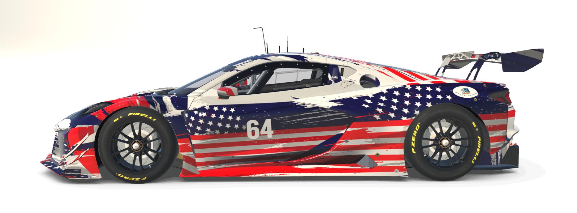 Chevrolet Corvette Z06 GT3r Team USA Livery by Guy Robertson - Trading ...
