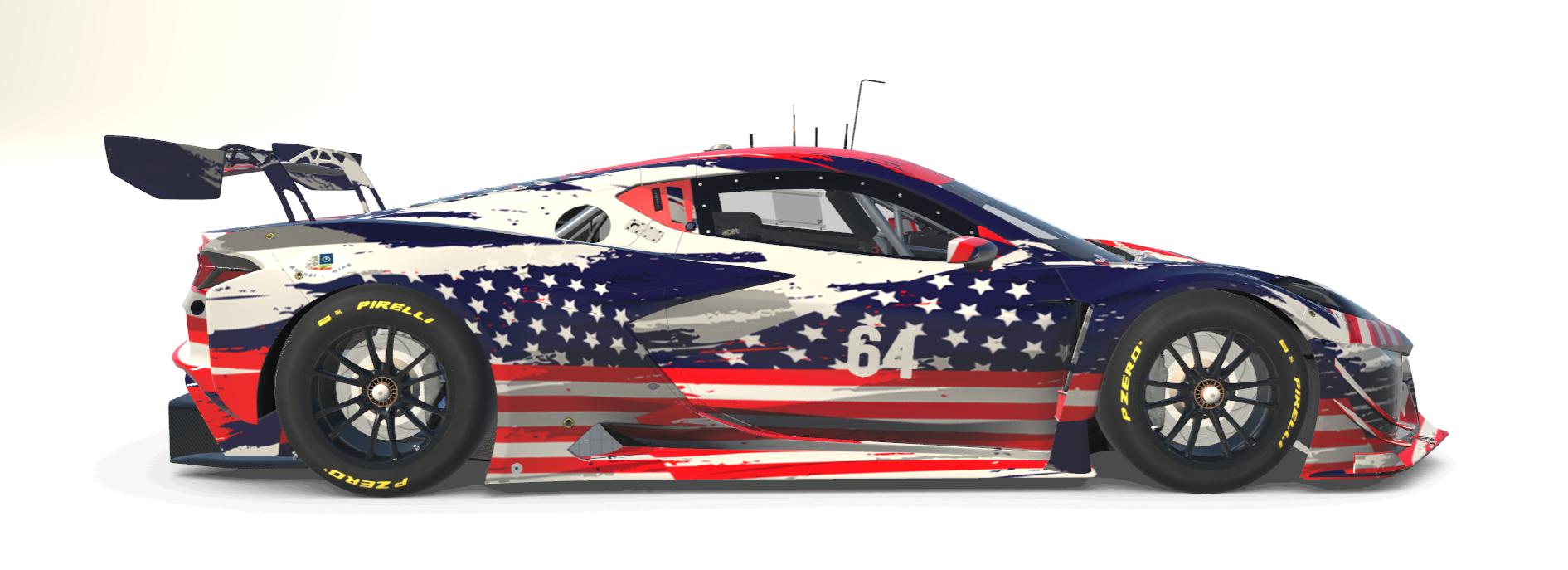 Chevrolet Corvette Z06 GT3r Team USA Livery by Guy Robertson - Trading ...