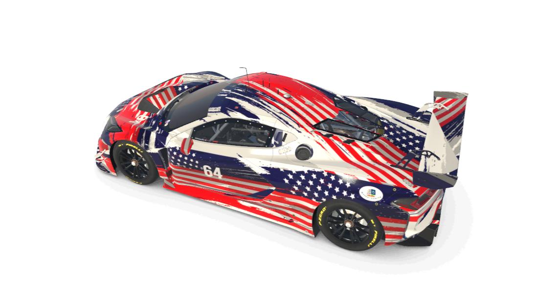 Chevrolet Corvette Z06 GT3r Team USA Livery by Guy Robertson - Trading ...
