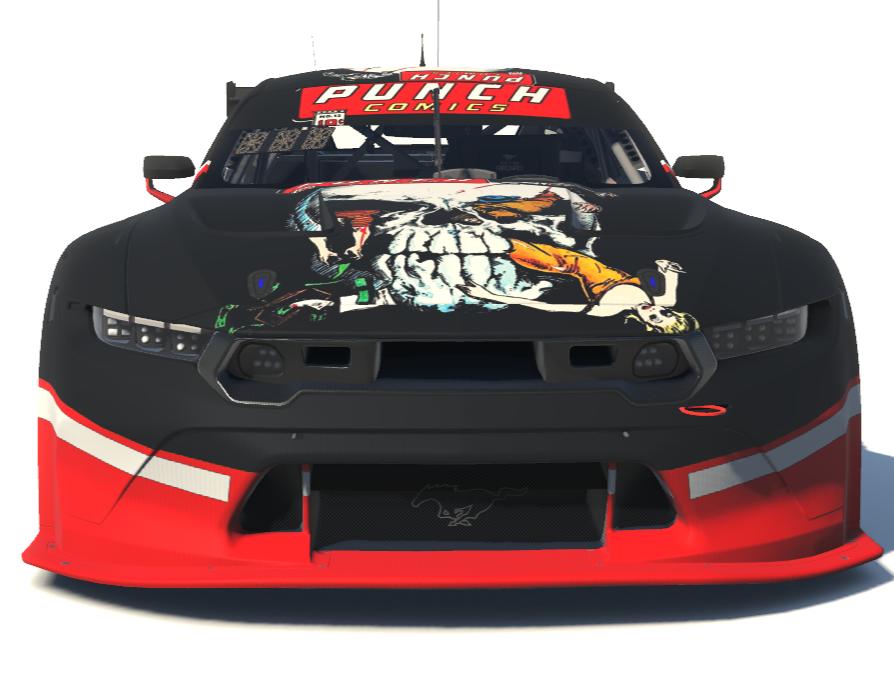 Punch Comics 12 Ford Mustang GT3 by Todd Schwarz - Trading Paints