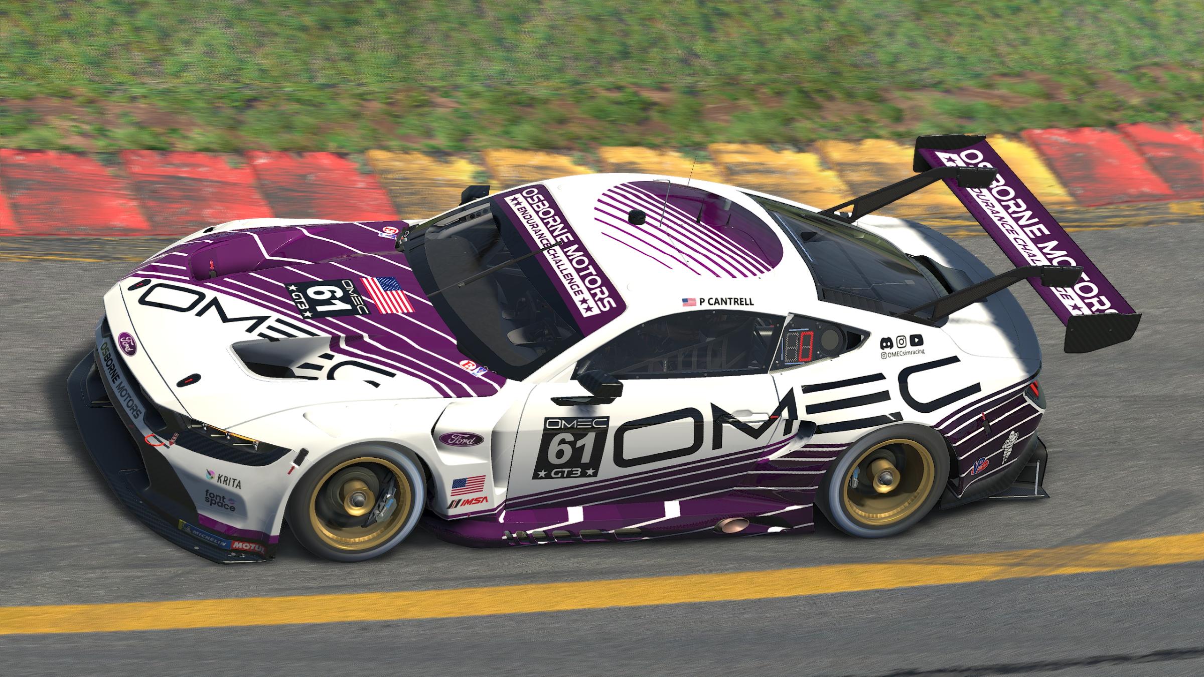 OMEC Ford Mustang GT3 "Bravado" S7 by Patrick Cantrell - Trading Paints