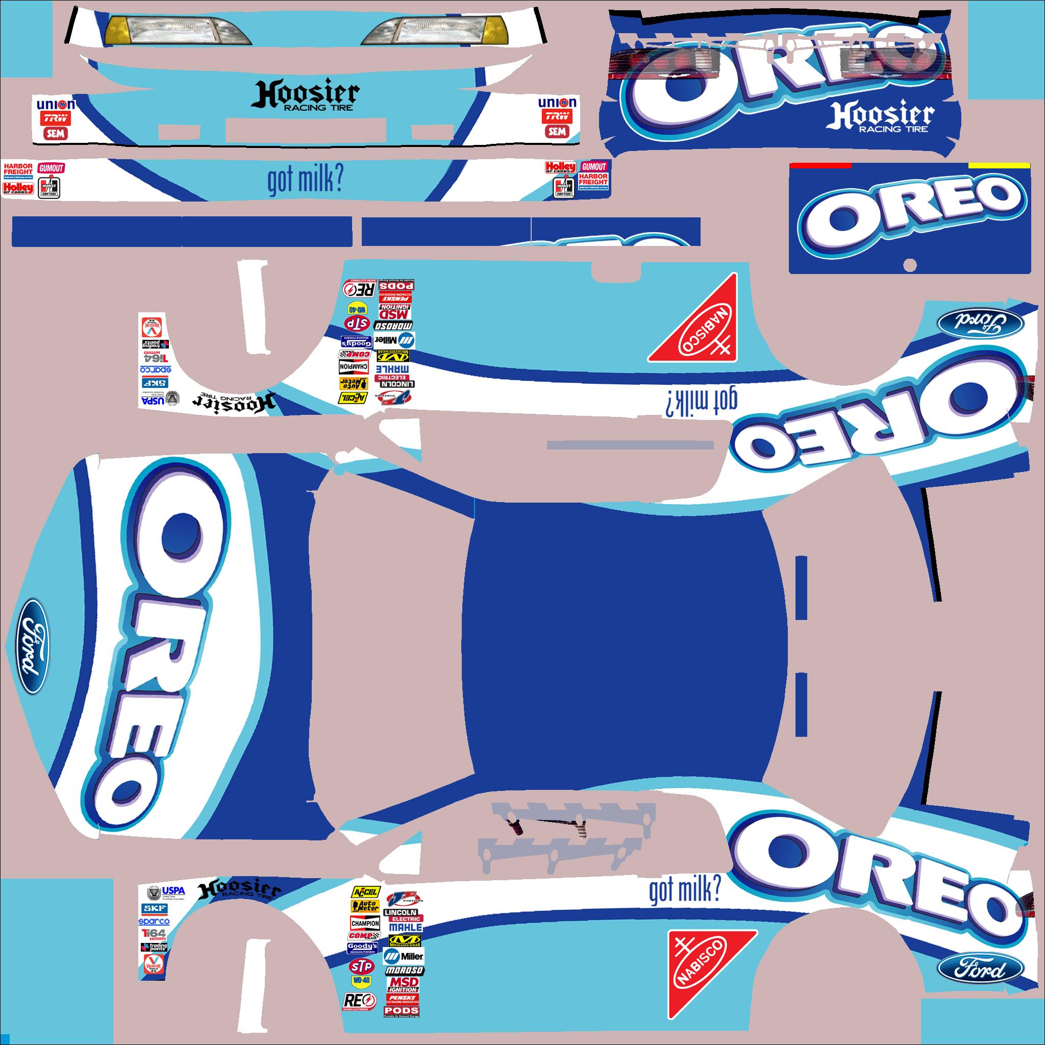 Street Stock Thunderbird Oreo by Clyde Coman - Trading Paints