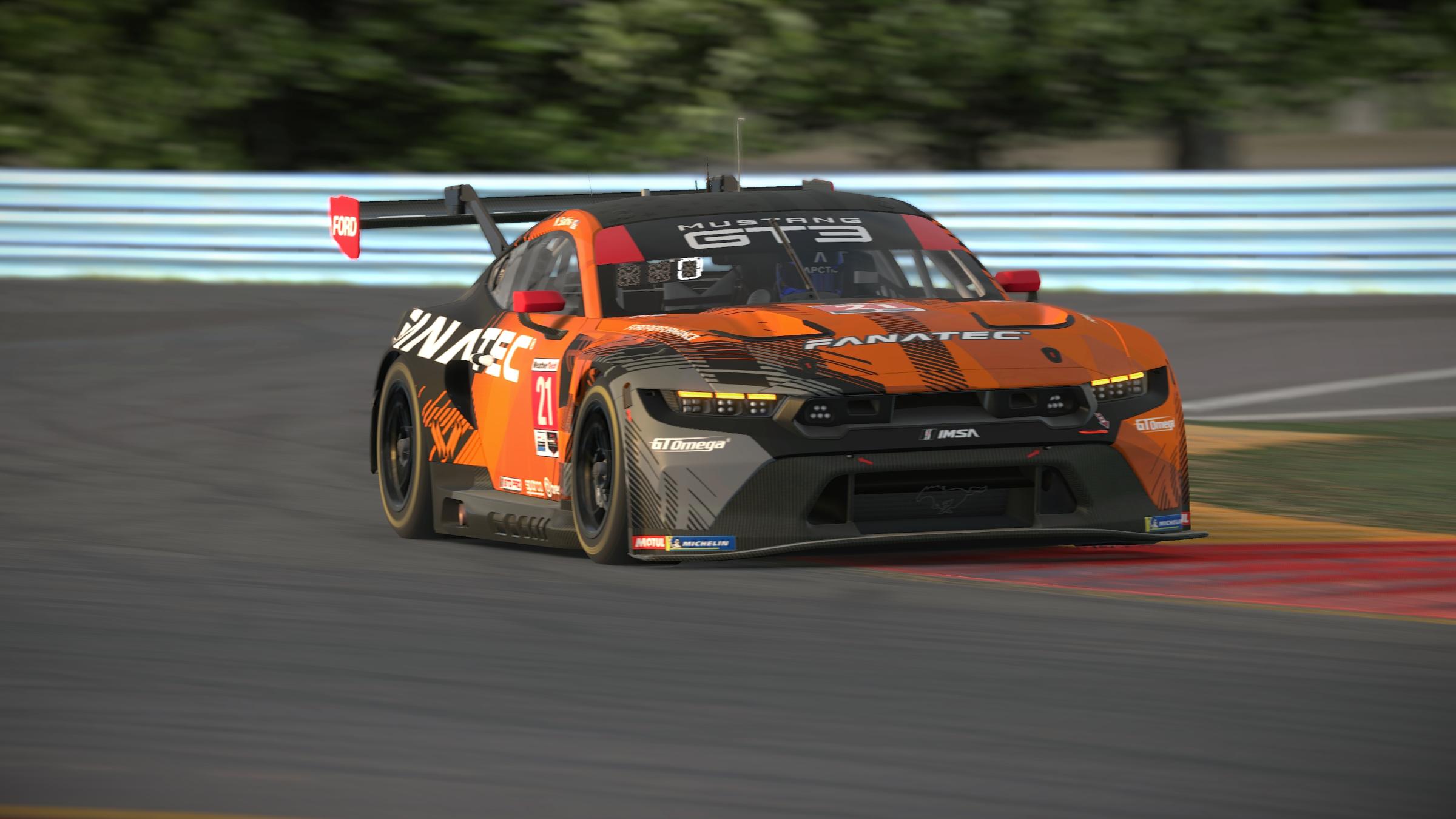 Zellion Racing Orange Mustang Livery by Max Montaño - Trading Paints