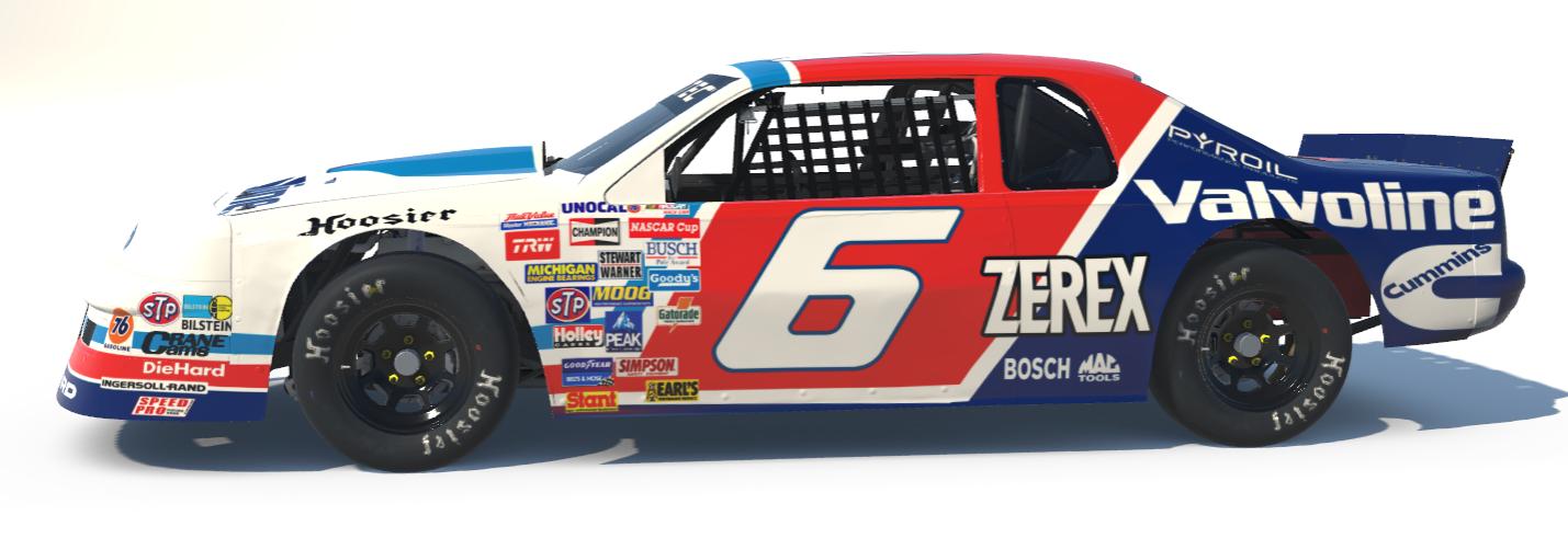 Mark Martin #6 Valvoline Ford Thunderbird/Casino **Custom #** by Gary G ...