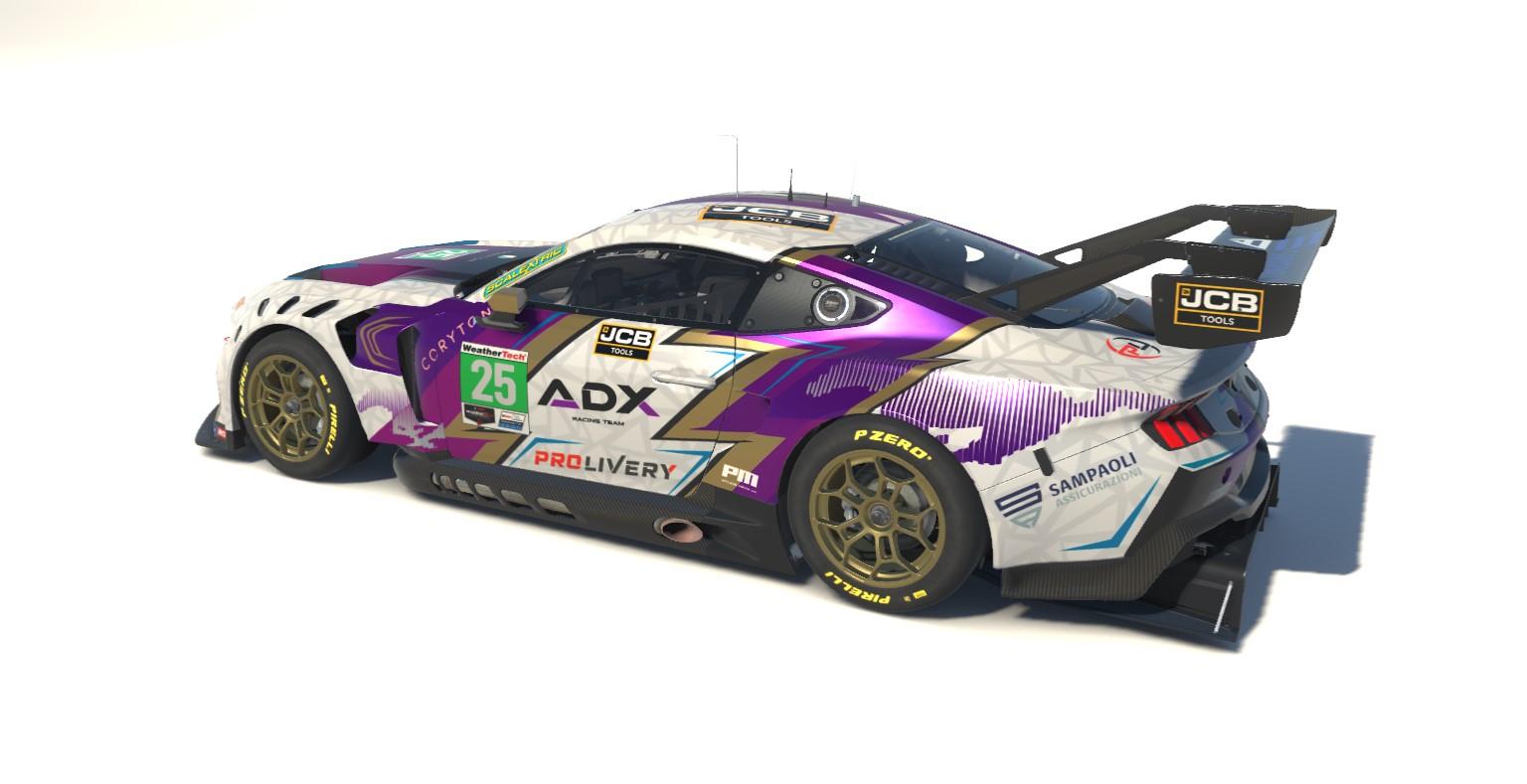 Ford Mustang GT3 ADX Racing eSport by Stefano Deleonardis - Trading Paints
