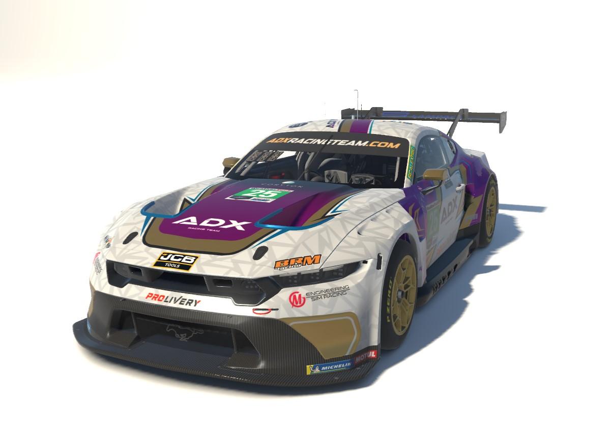 Ford Mustang GT3 ADX Racing eSport by Stefano Deleonardis - Trading Paints