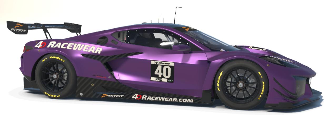 4D Racewear Corvette GT3 Grape Popsicle by Jim H. - Trading Paints