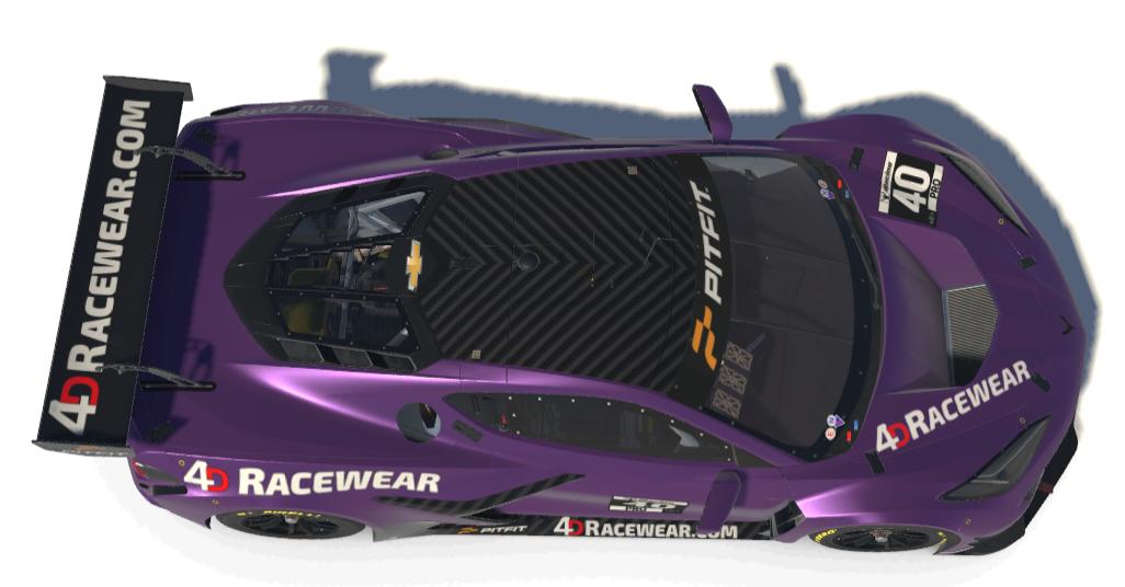4D Racewear Corvette GT3 Grape Popsicle by Jim H. - Trading Paints