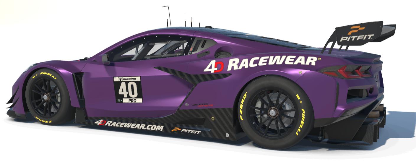 4D Racewear Corvette GT3 Grape Popsicle by Jim H. - Trading Paints