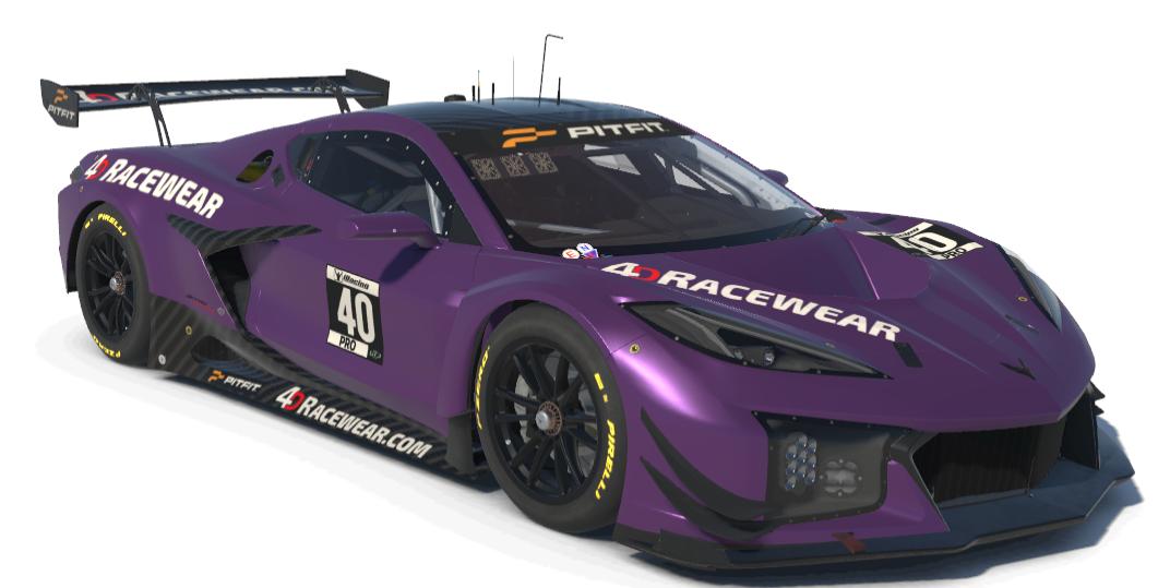 4D Racewear Corvette GT3 Grape Popsicle by Jim H. - Trading Paints
