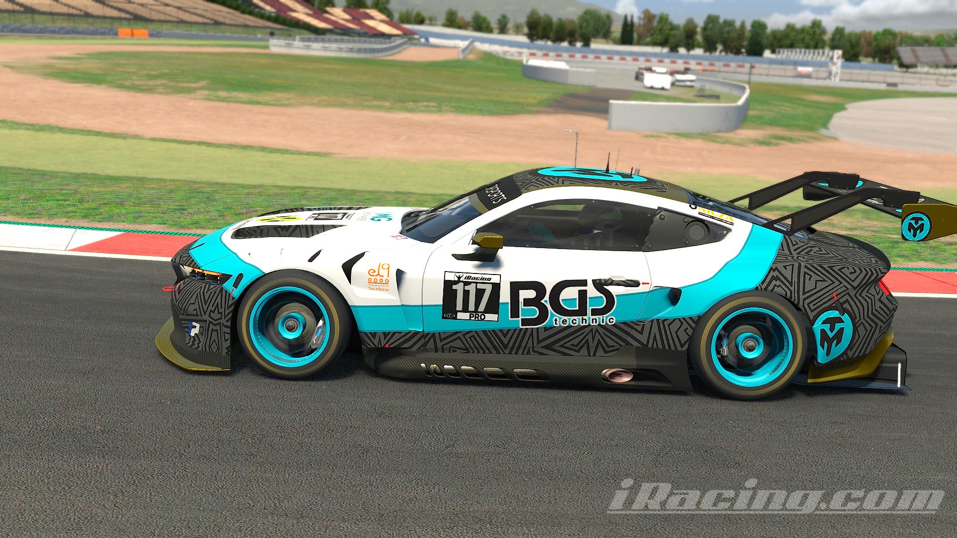 MUSTANG GT3 TM GOLD by Arturo Romero - Trading Paints