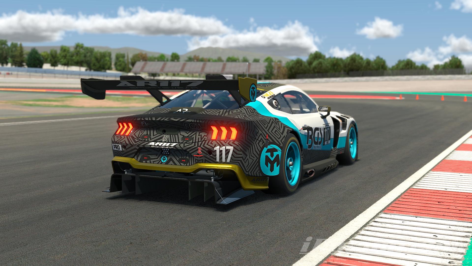 MUSTANG GT3 TM GOLD by Arturo Romero - Trading Paints