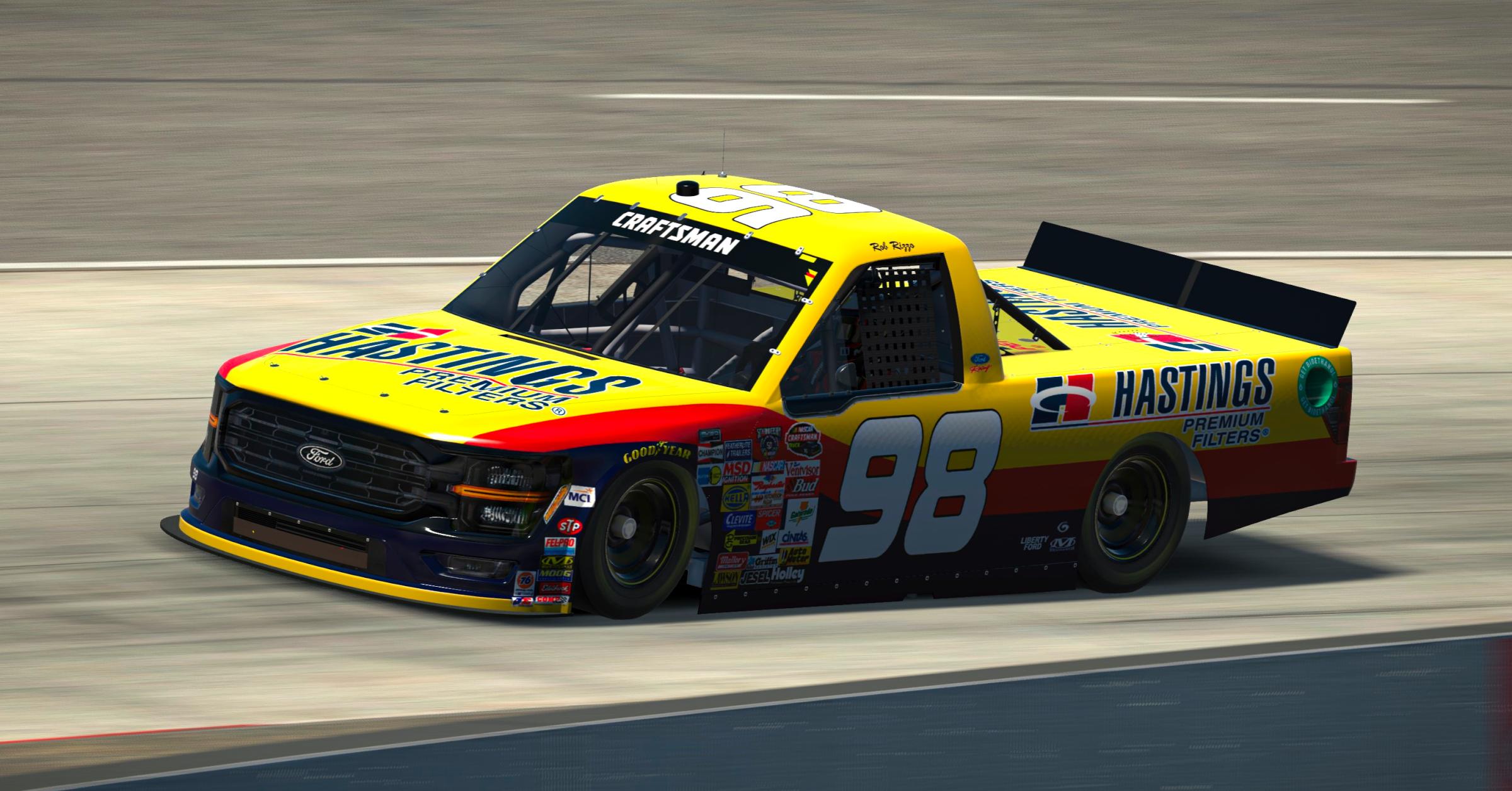 1998 #98 Rob Rizzo Hastings Premium Filters Ford F150 Truck Replica by ...
