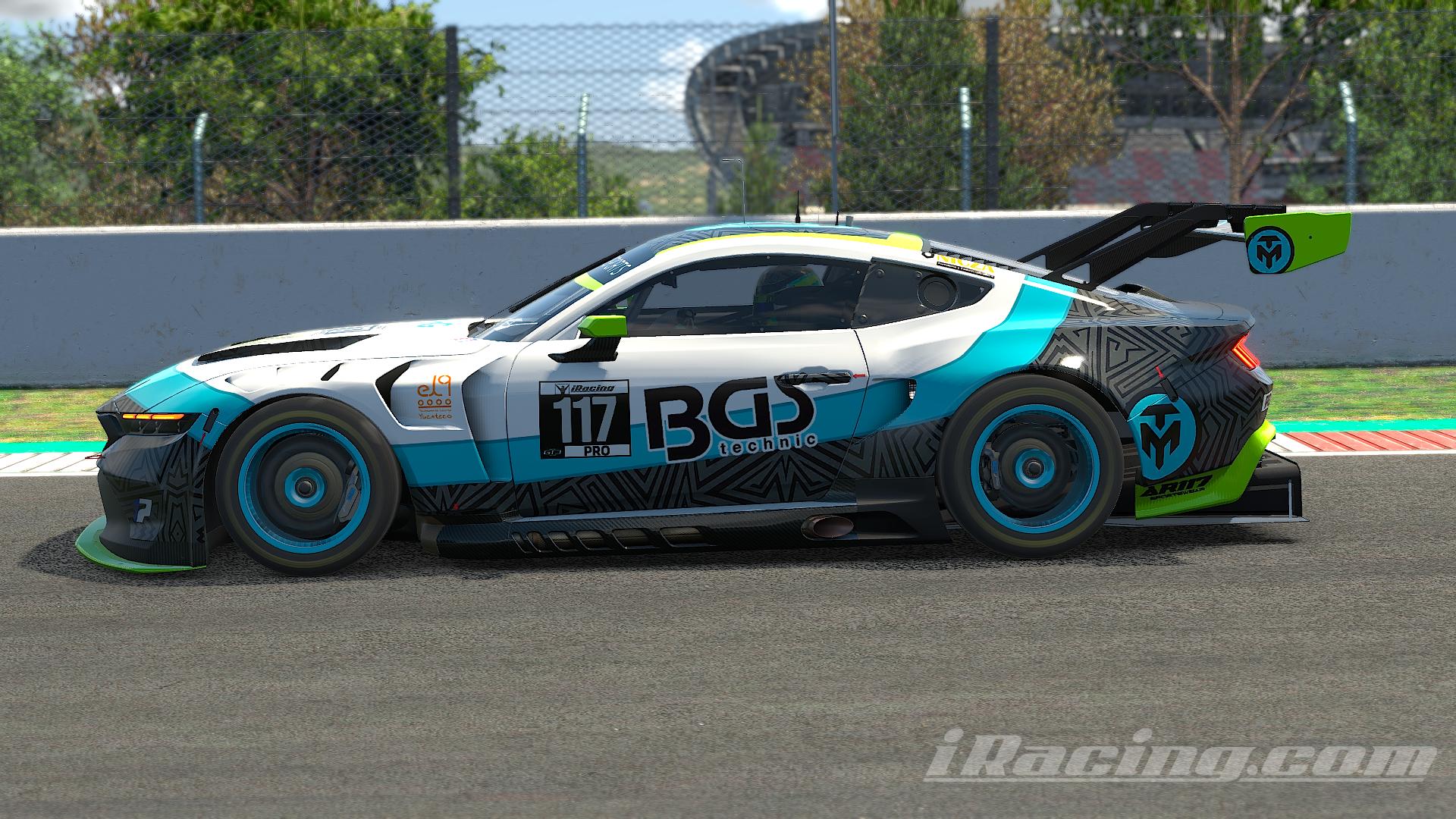 MUSTANG GT3 TM YELLOW by Arturo Romero - Trading Paints