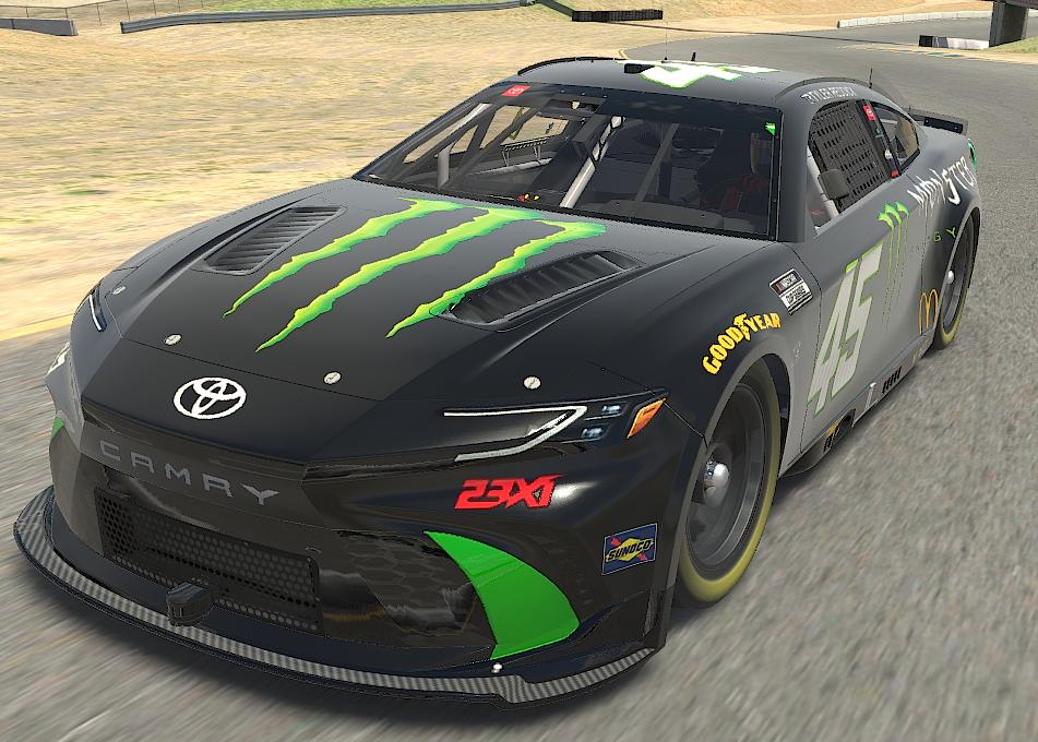 Tyler Reddick 2024 23XI #45 Monster energy Sonoma by Alex Jones10 ...