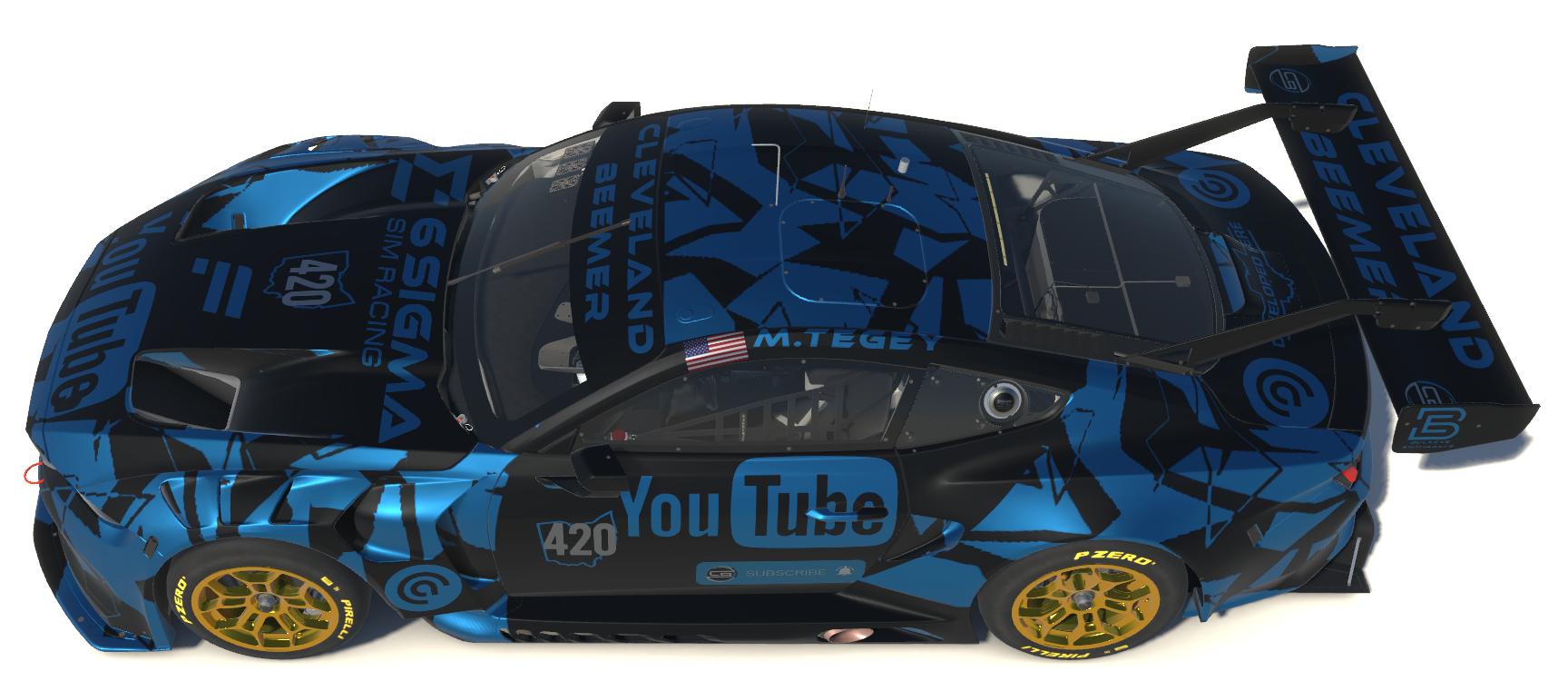 Cleveland Beemer Ford Mustang GT3 by Todd Schwarz - Trading Paints
