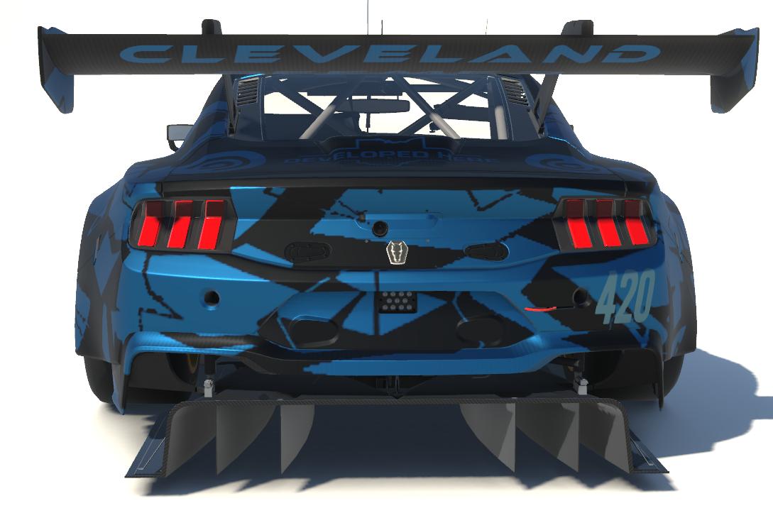 Cleveland Beemer Ford Mustang GT3 by Todd Schwarz - Trading Paints