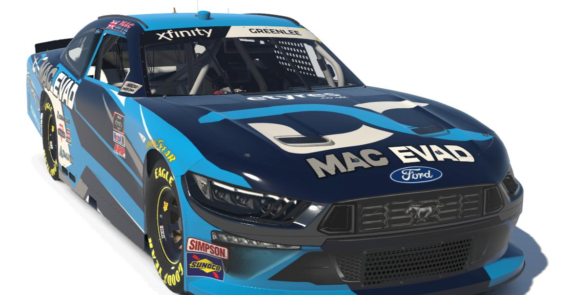 Mac Evad Xfinity Ford Mustang by Gary G. - Trading Paints