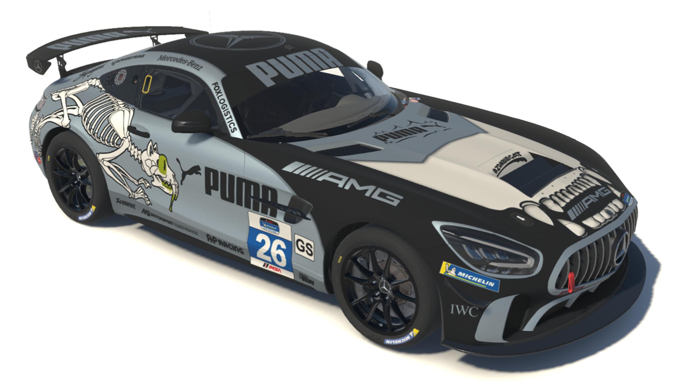 Puma Mercedes GT4 by Paul Metcalfe - Trading Paints