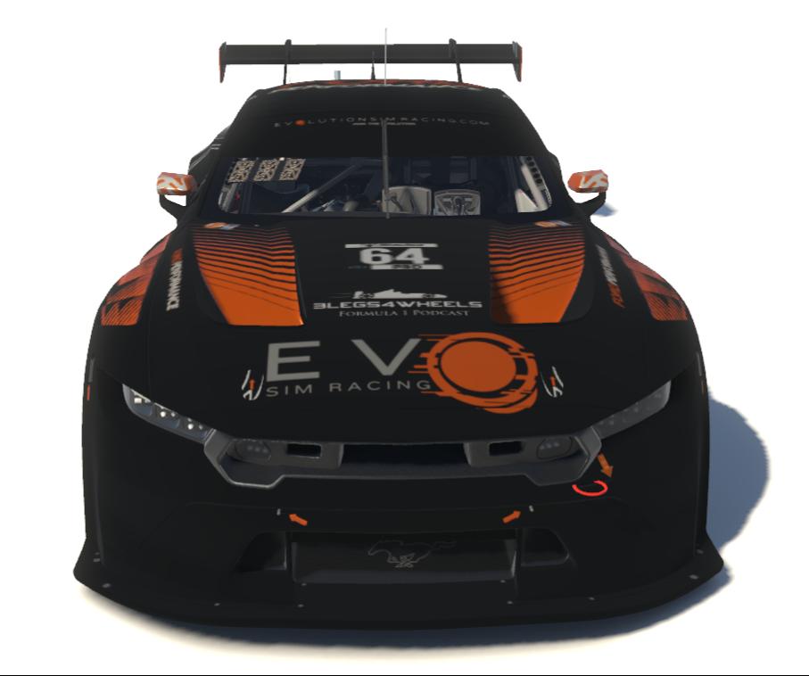 The Pumpking Returns - Evo Sim Racing Ford Mustang GT3 by Stephen Evason - Trading Paints