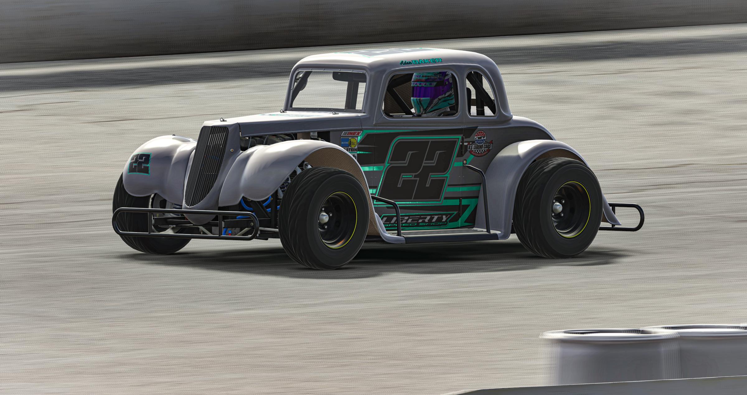 Adam Baker-#22 by Michael J. Steele - Trading Paints