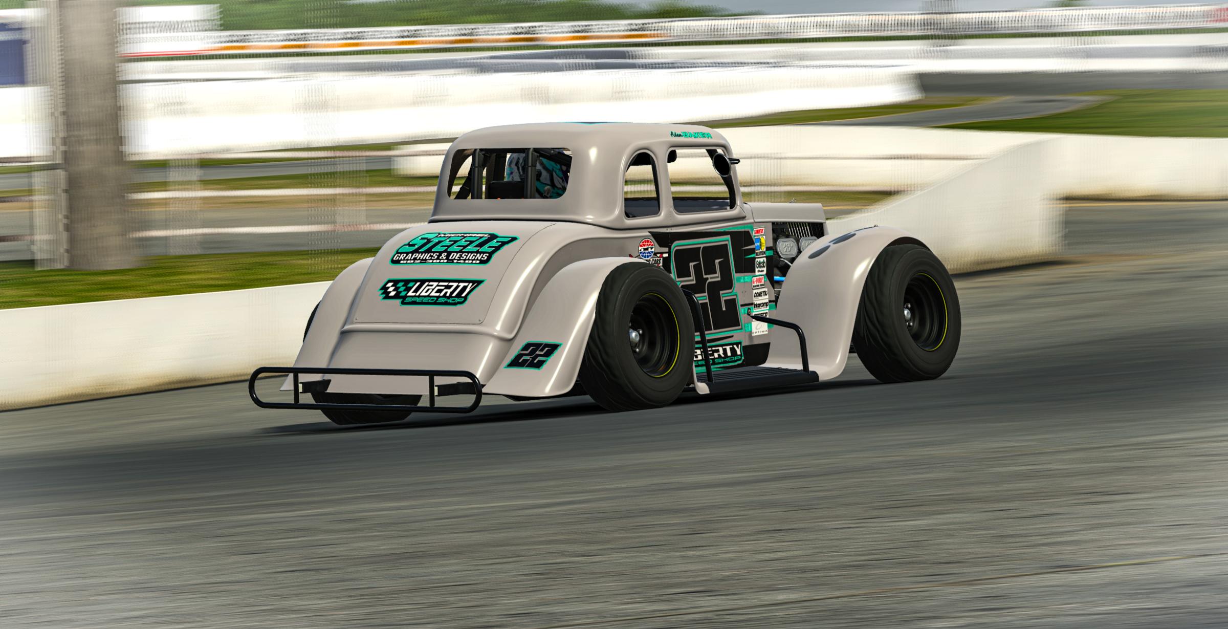 Adam Baker-#22 by Michael J. Steele - Trading Paints